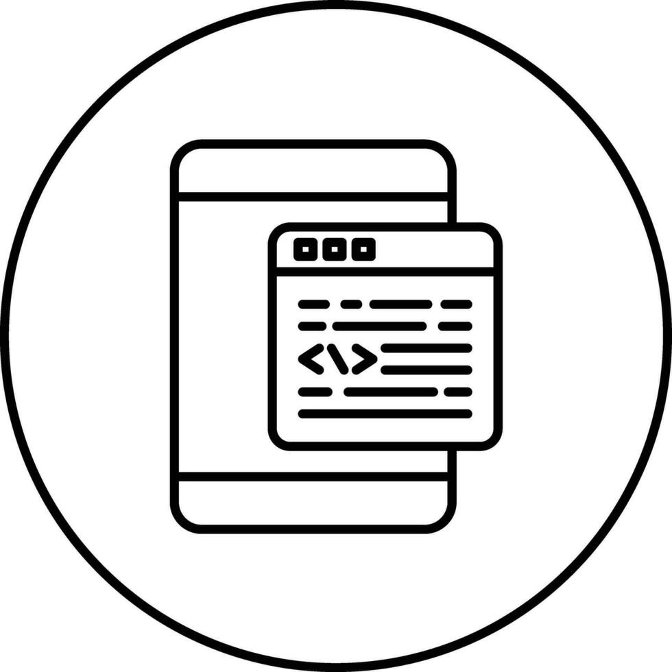 Application Coding Vector Icon 32223034 Vector Art at Vecteezy