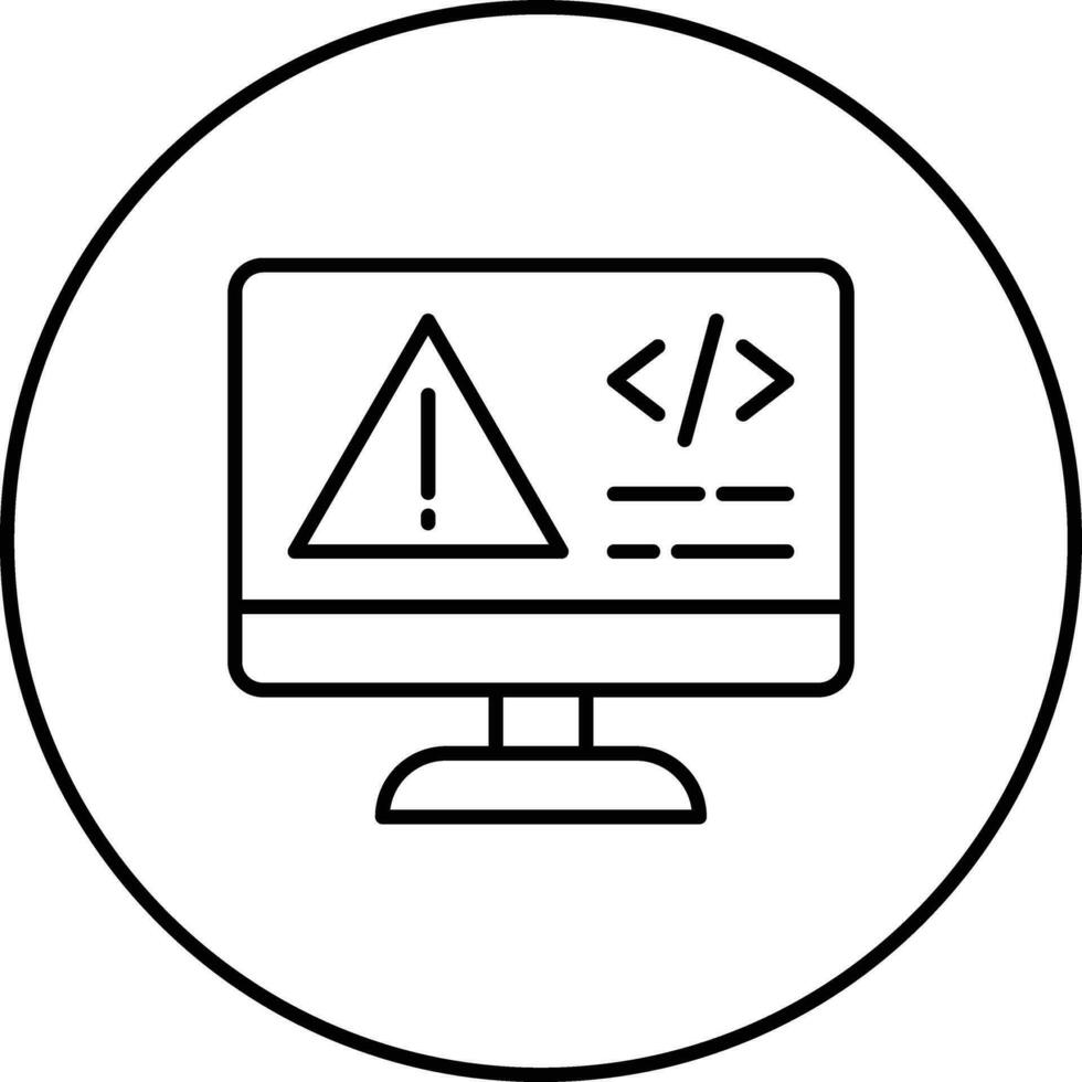 código error vector icono 32224761 Vector en Vecteezy