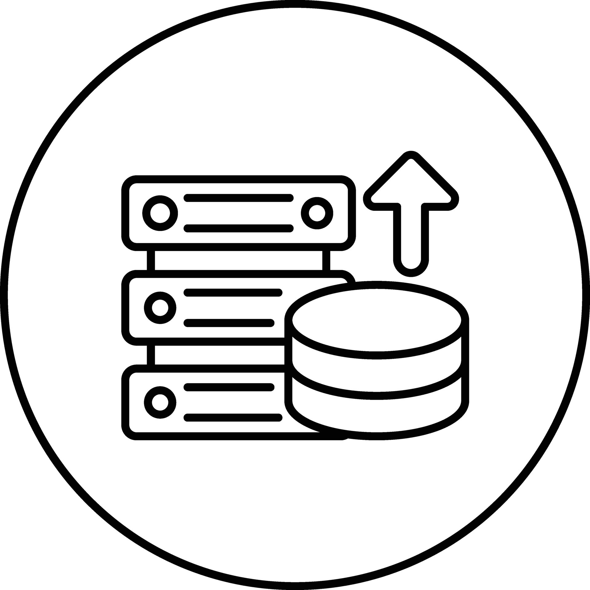 Data Storage Vector Icon 32224938 Vector Art At Vecteezy
