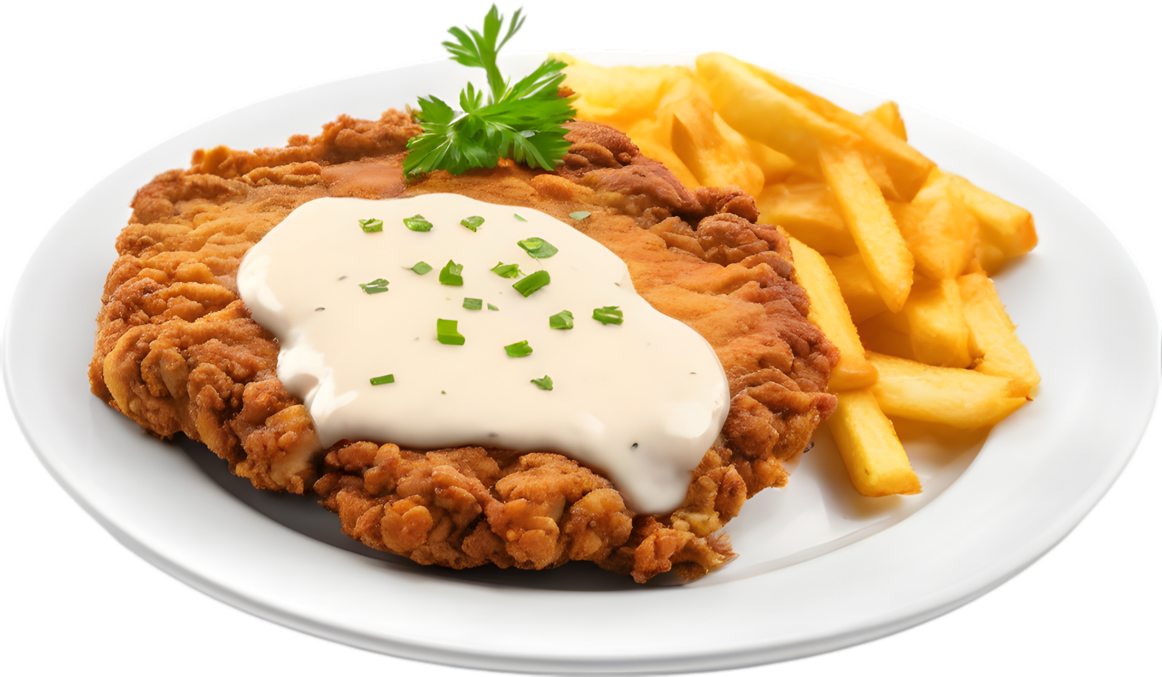 Image Of Delicious Looking Chicken Fried Steak Ai Generated 32241268 Png