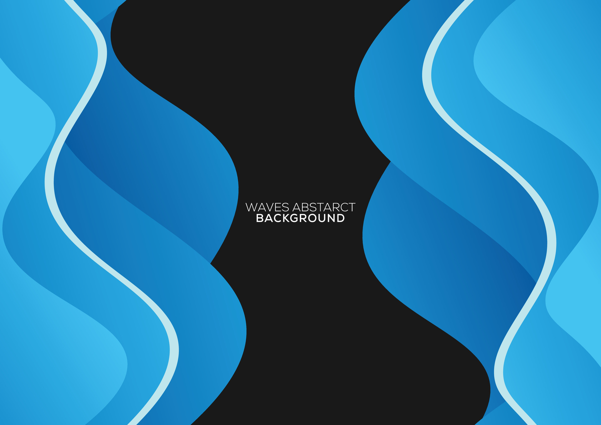 abstract waves gradient background modern style design 32309900 Vector ...