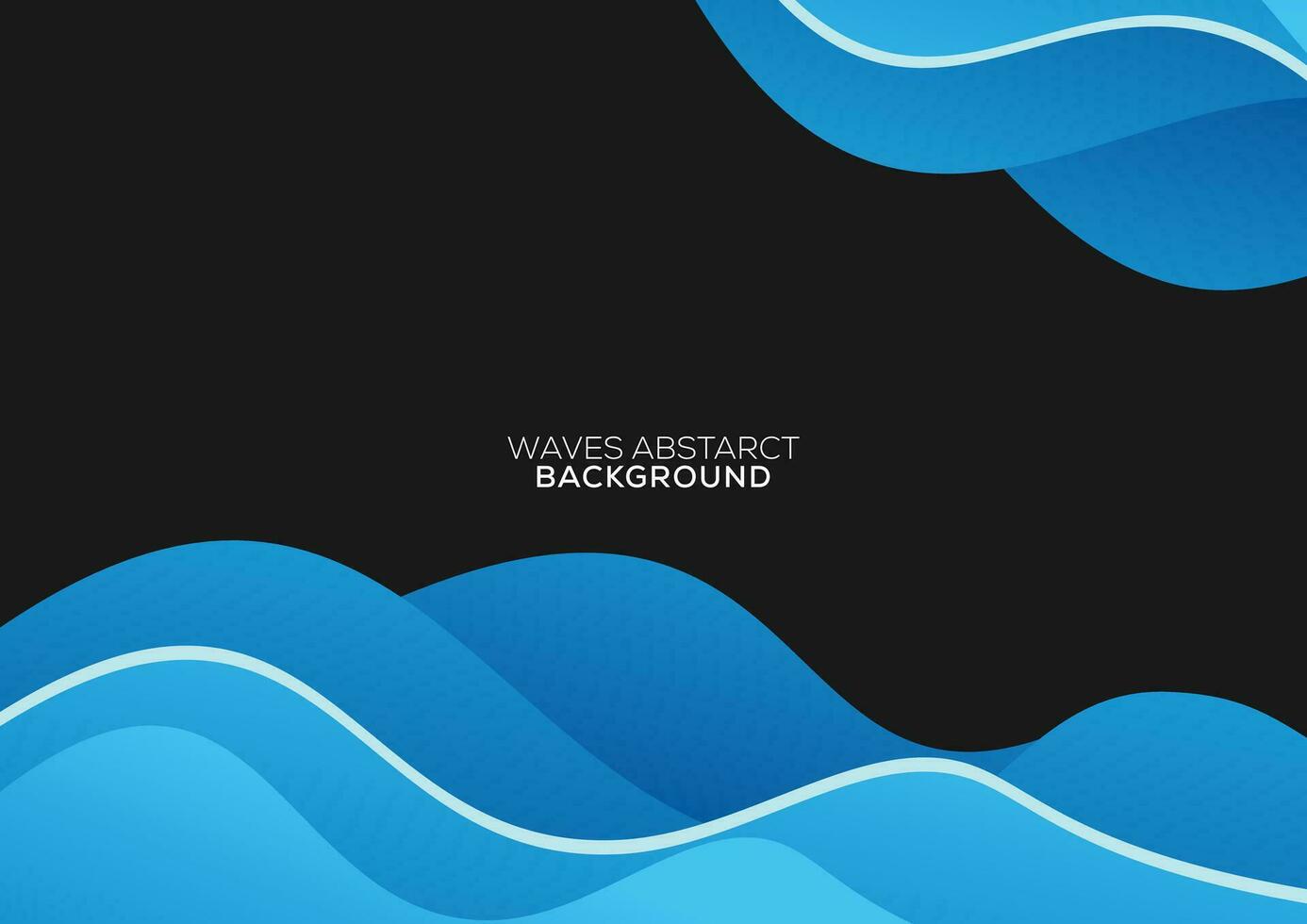 abstract waves gradient background modern style design 32309922 Vector ...