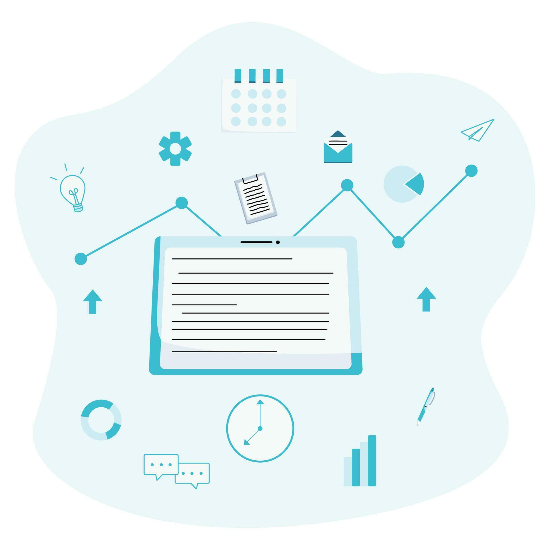 Project management illustration 32310151 Vector Art at Vecteezy