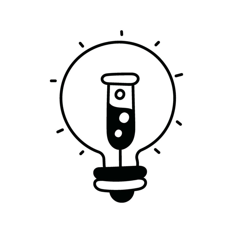Creative Lab Doodle Icon Design Illustration Science And Technology