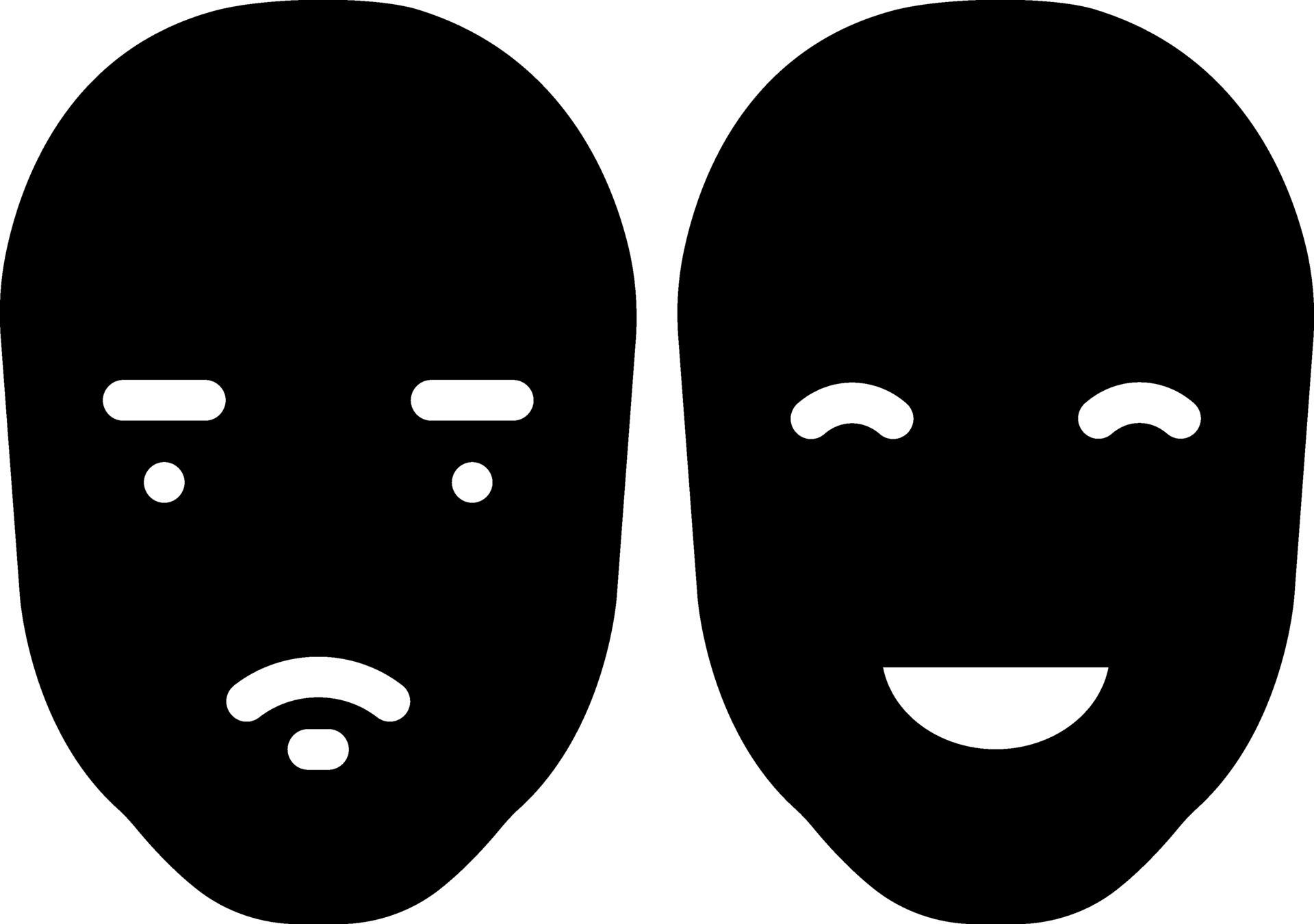 solid icon for faces 32321041 Vector Art at Vecteezy