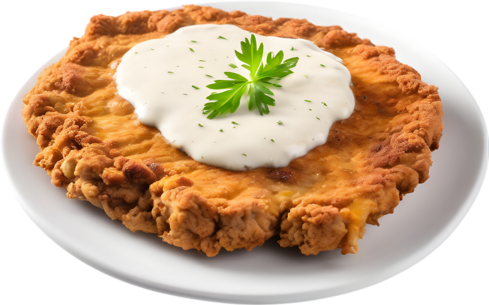 Image Of Delicious Looking Chicken Fried Steak Ai Generated 32321754 Png