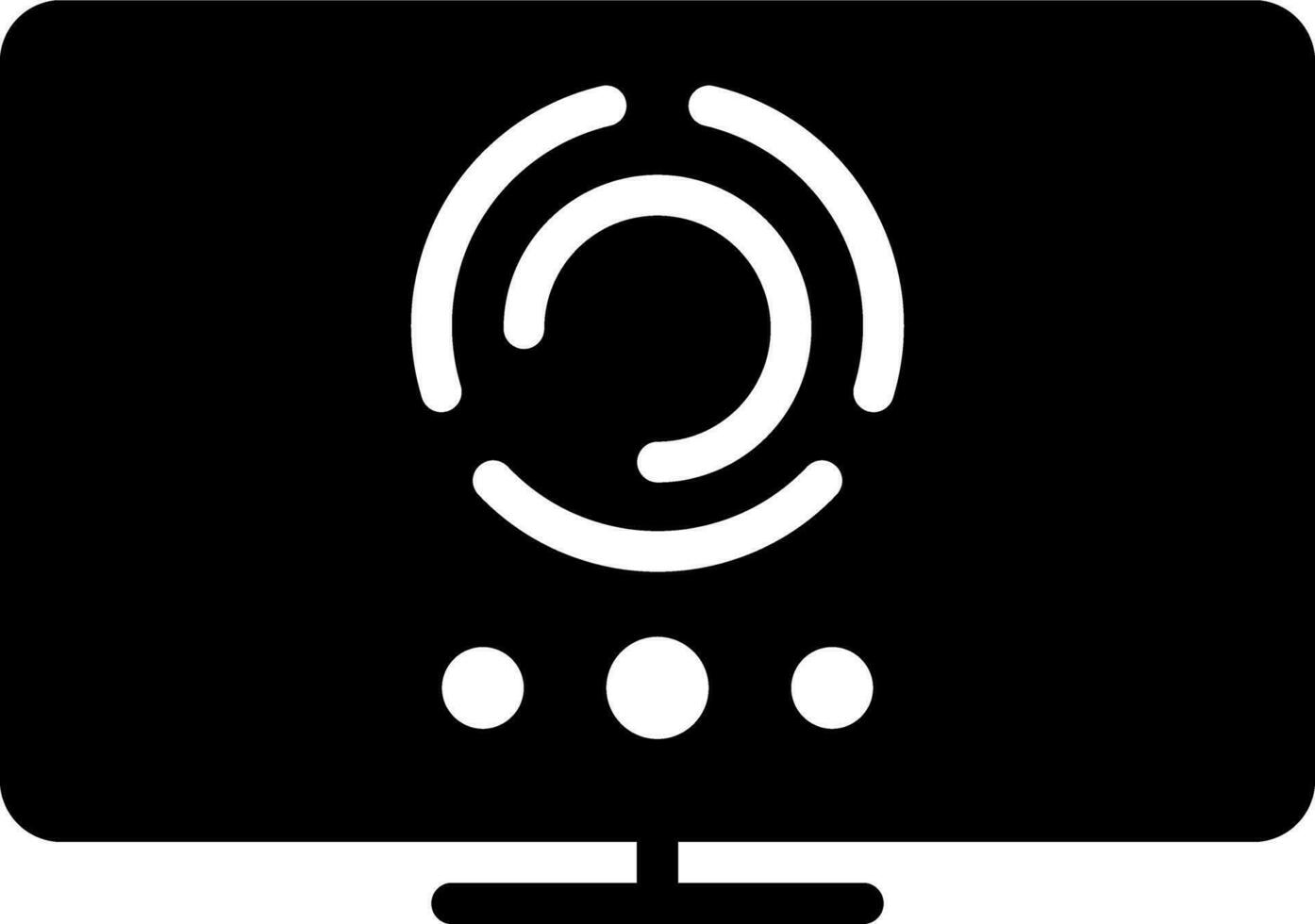 solid icon for buffer 32322922 Vector Art at Vecteezy