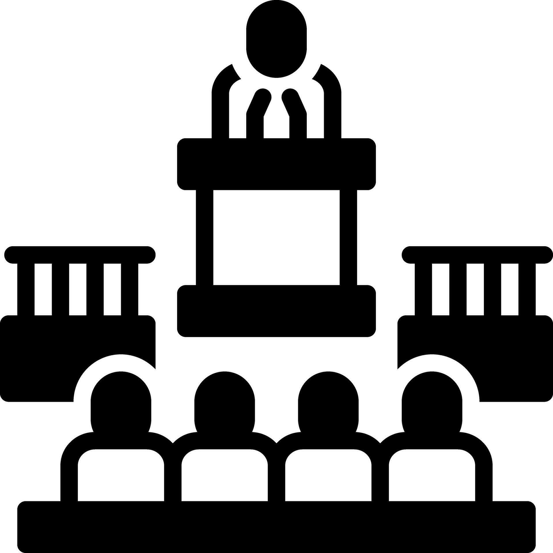 solid icon for tribunal 32322933 Vector Art at Vecteezy