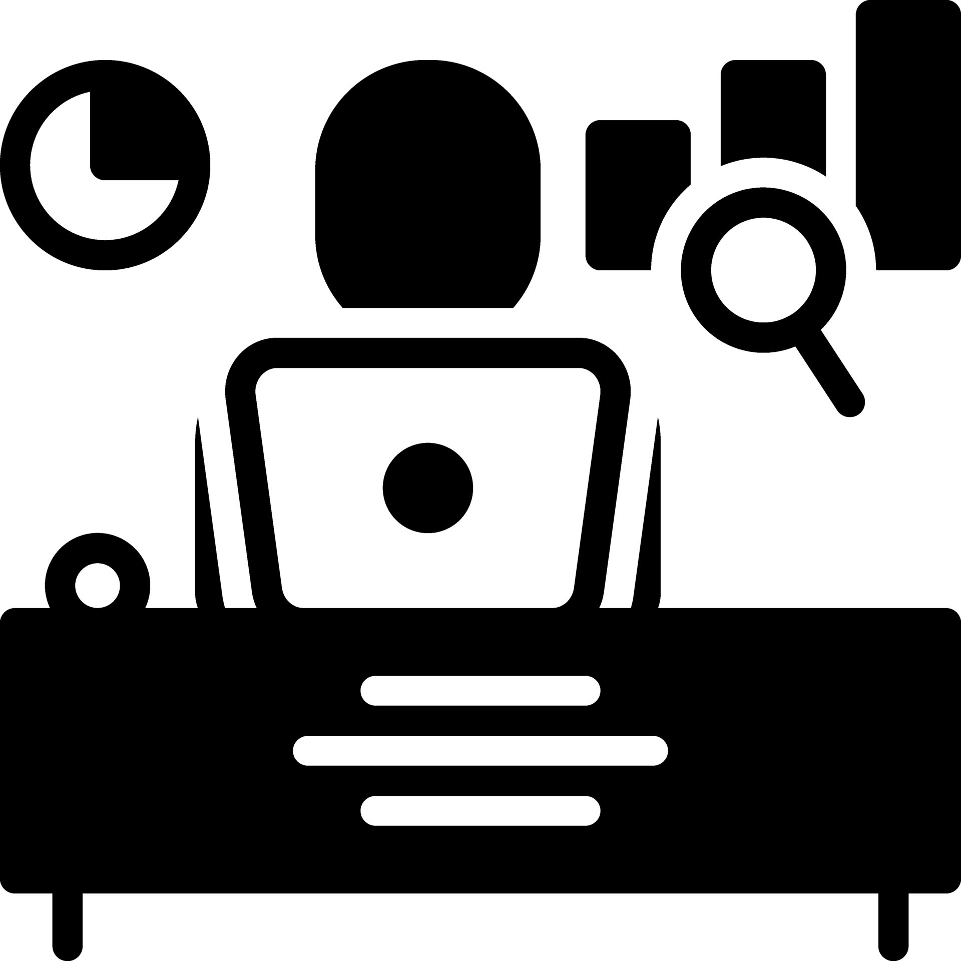 solid icon for analyst 32323499 Vector Art at Vecteezy