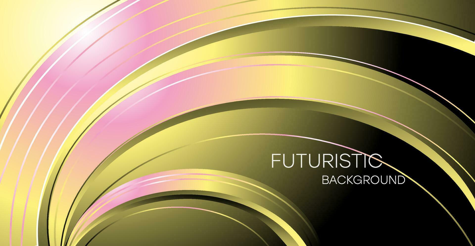 Abstract background with dynamic curved lines. Bright gradient background, template for ...