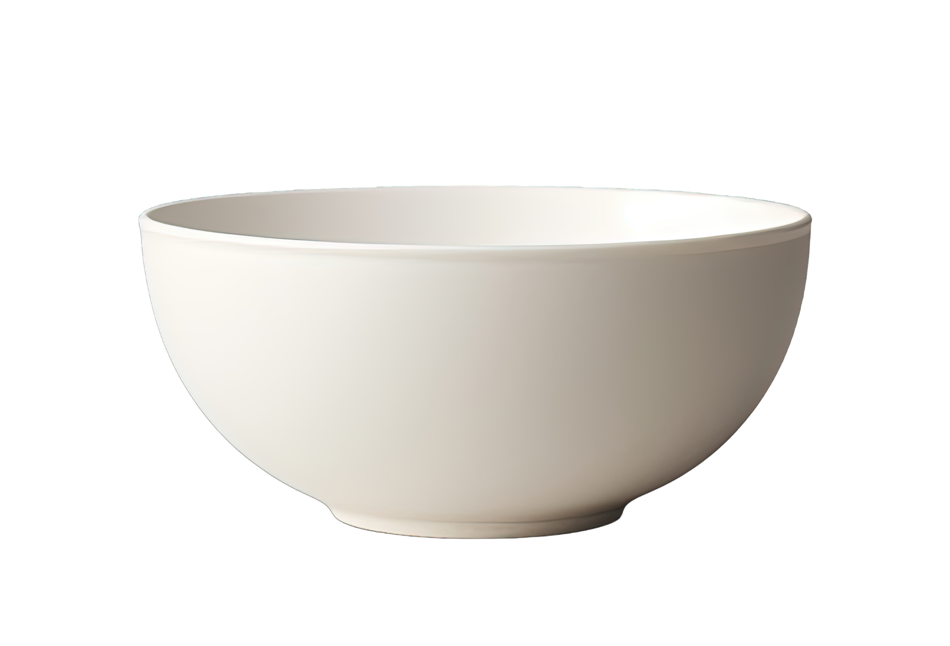Empty White bowl isolated on transparent background. PNG file, cut out. AI Generated 32325524 PNG