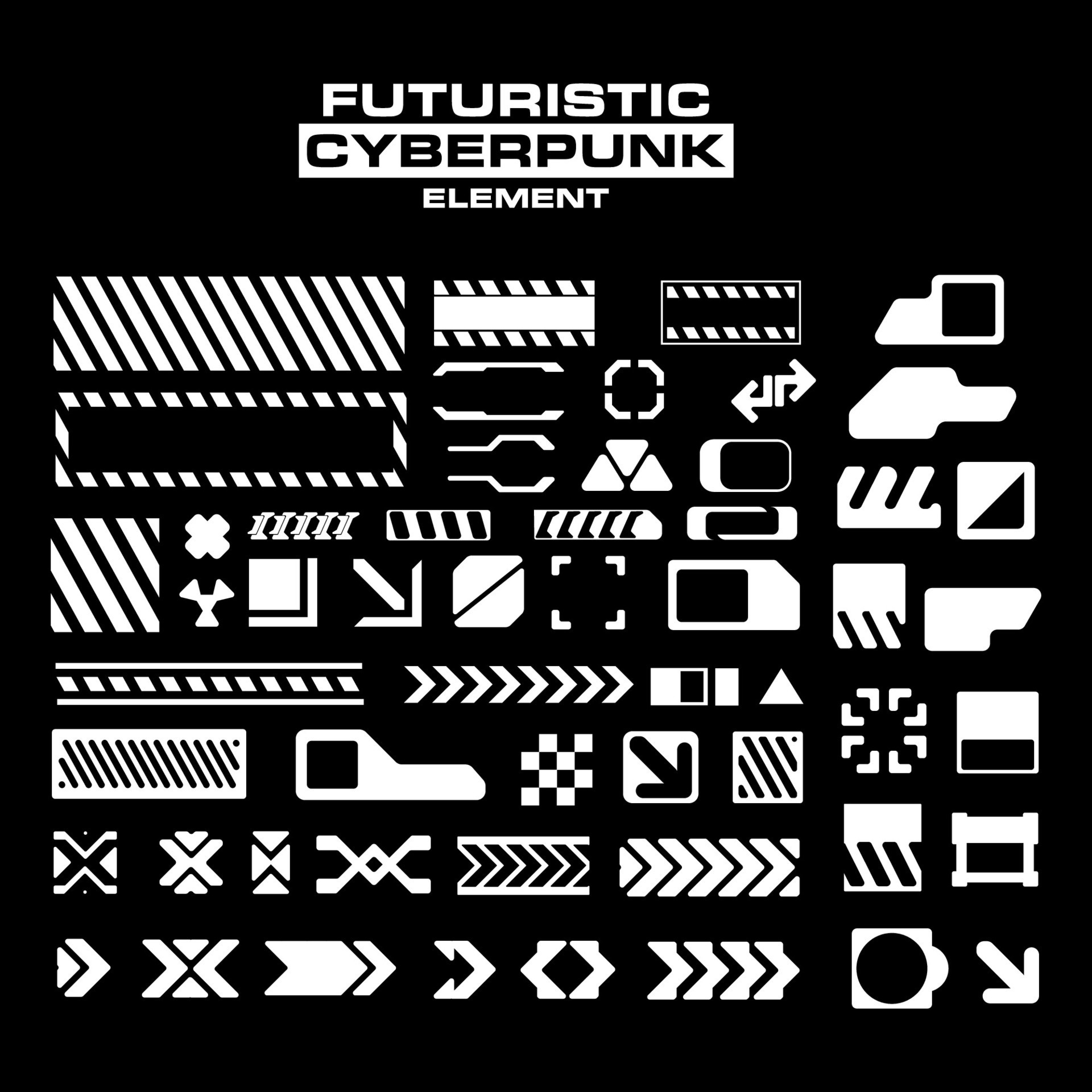 Futuristic streetwear cyberpunk interface element technology graphic ... Futuristic streetwear cyberpunk interface element technology graphic ...