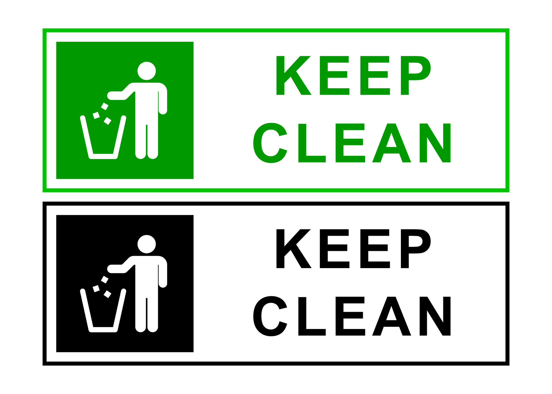 Keep clean sign template. Vector design. 32328417 Vector Art at Vecteezy Keep clean sign template. Vector design. 32328417 Vector Art at Vecteezy