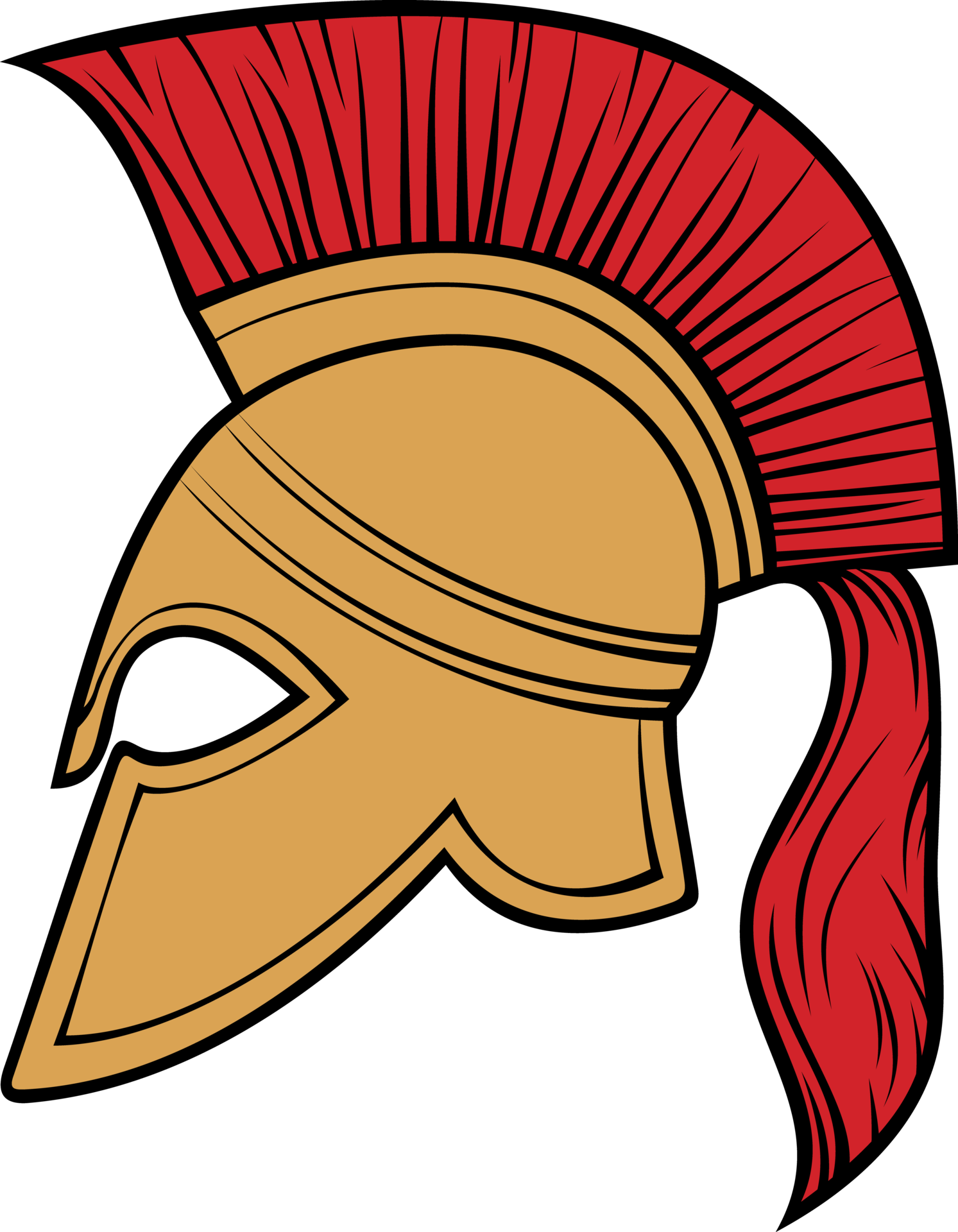 Png Illustration Of An Ancient Greek Spartan Warrior Helmet 32332278 Png