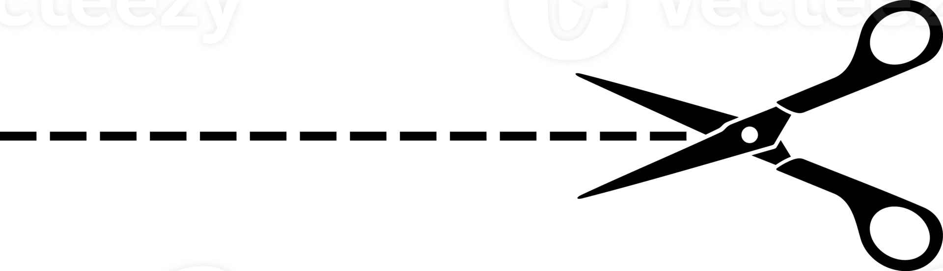 Scissors with Cut Line PNG Illustration 32332517 PNG