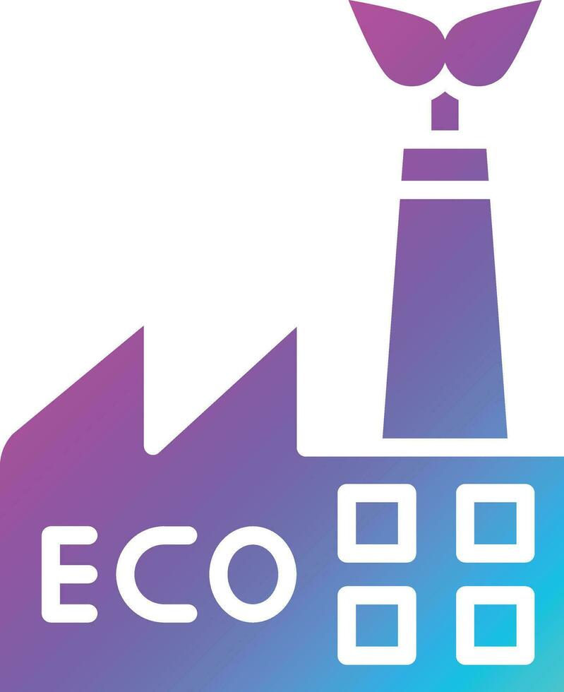 Eco factory Vector Icon Design Illustration 32354770 Vector Art at Vecteezy