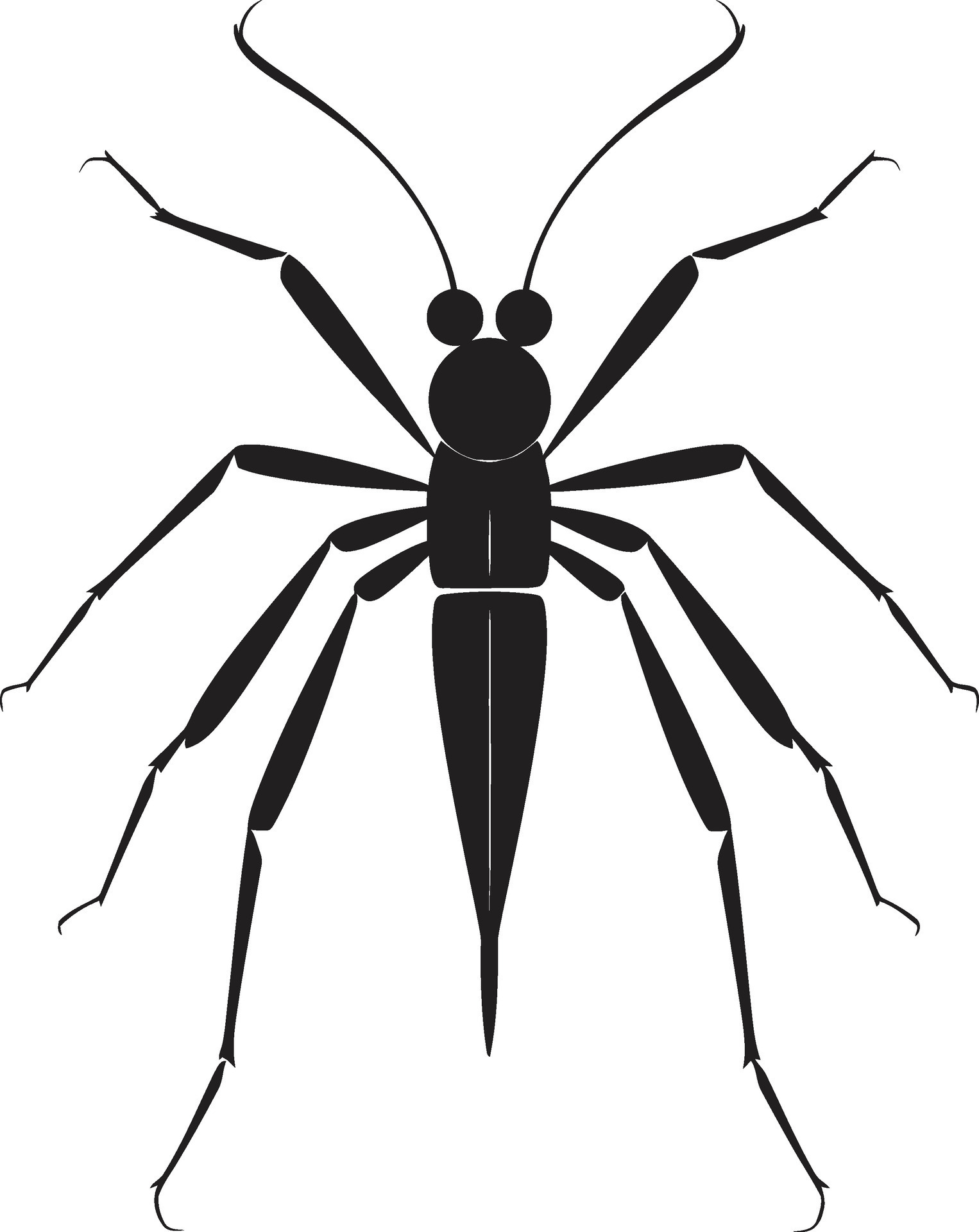 Stylish Stick Insect Art Graceful Insect Vector Icon 32356291 Vector Art At Vecteezy