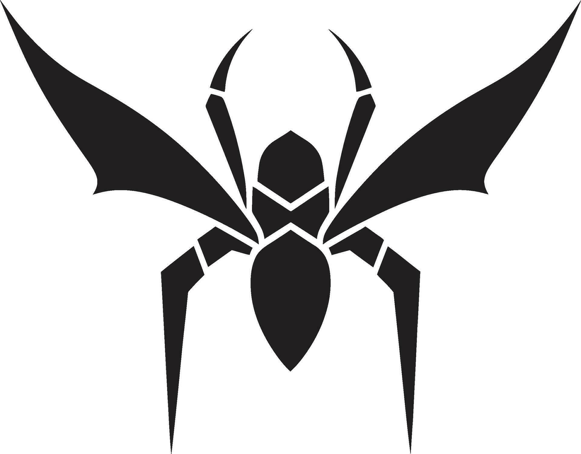 Black Hawk Wasp Silhouette Tarantula Hawks Deadly Dance 32356491 Vector Art At Vecteezy