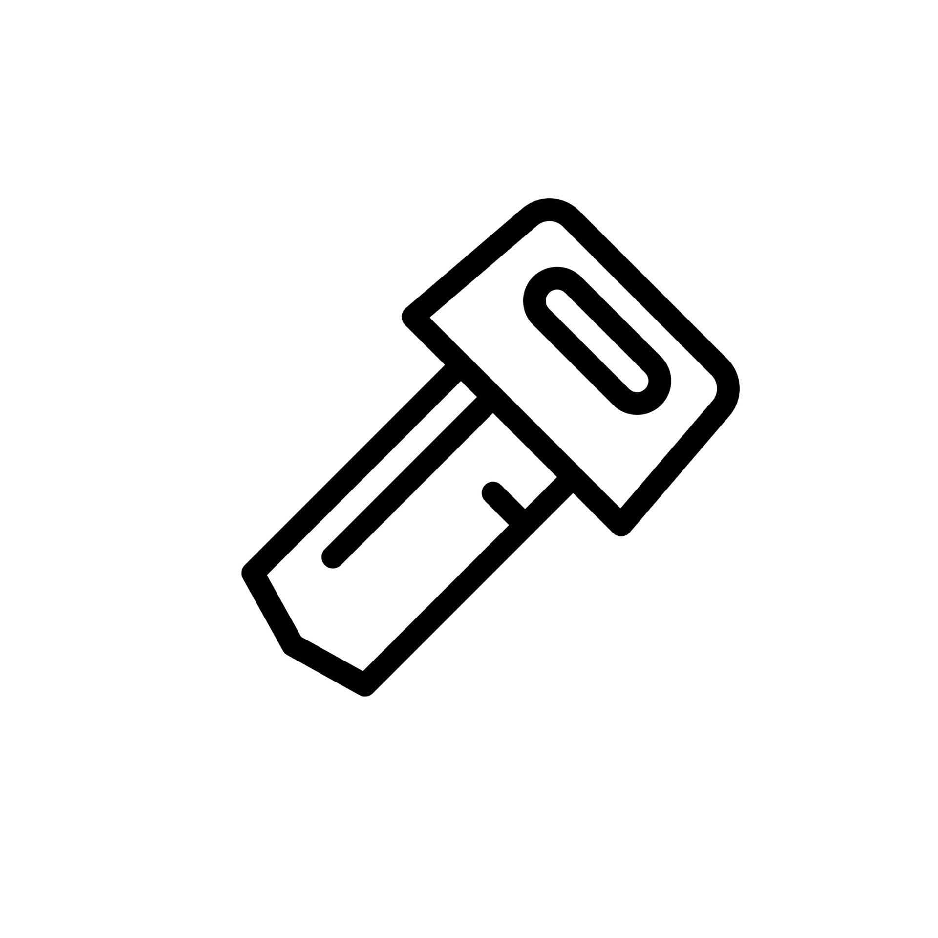 Car Key Outline Icon Lock Sign Symbol Ouline Key Icon 64x64 Pixel