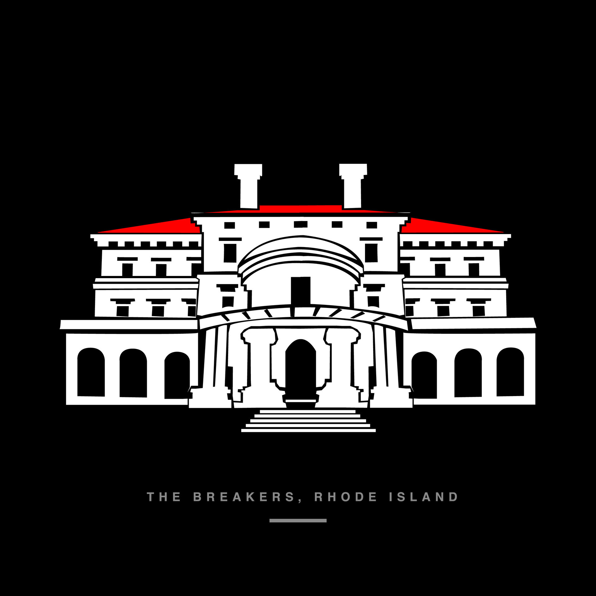 The Breakers, Rhode Island building vector icon. 32402932 Vector Art at ... The Breakers, Rhode Island building vector icon. 32402932 Vector Art at ...