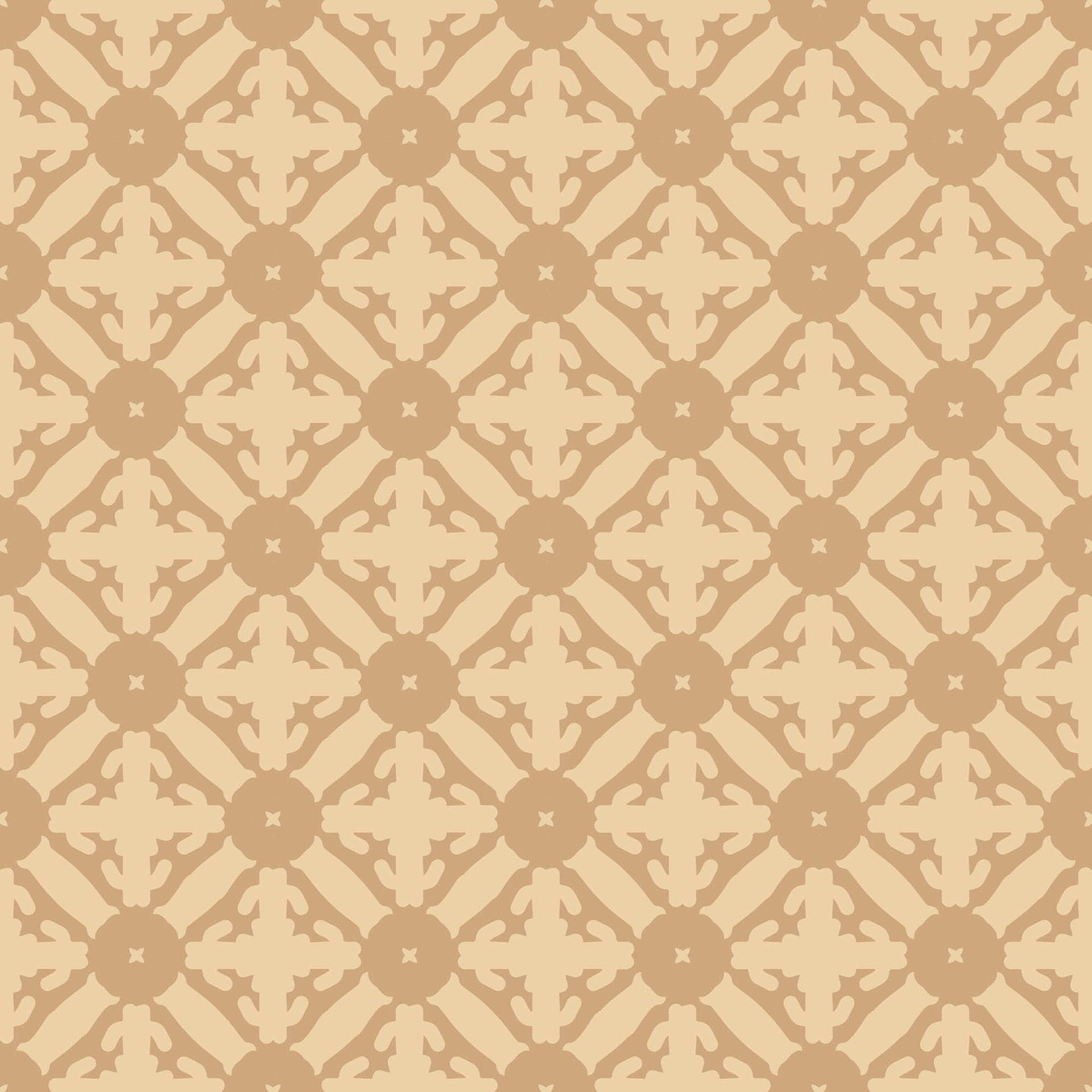 Ornament Pattern Design Template With Decorative Motif Background In