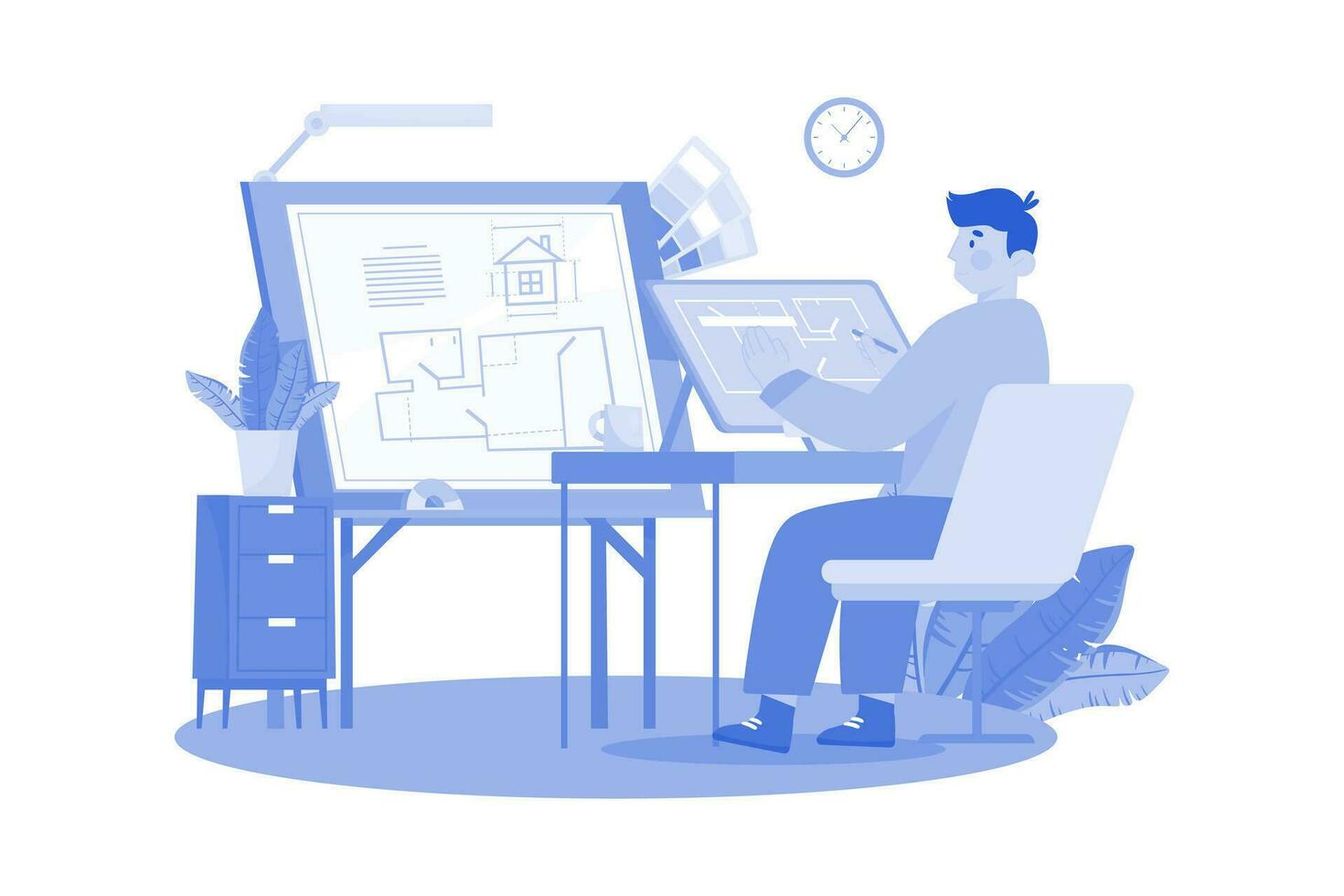 Technical Designer generating technical drawings and blueprints ...