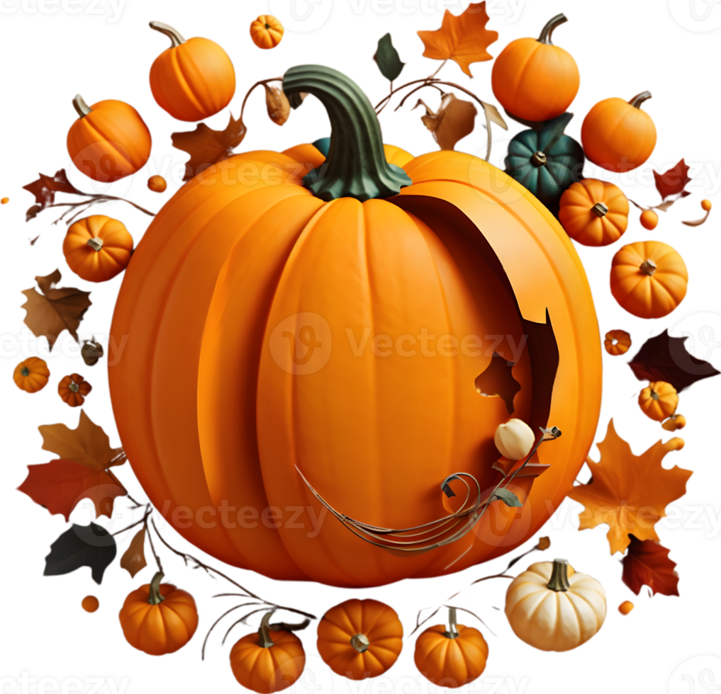 Pumpkin Ai Generative 32405584 Png