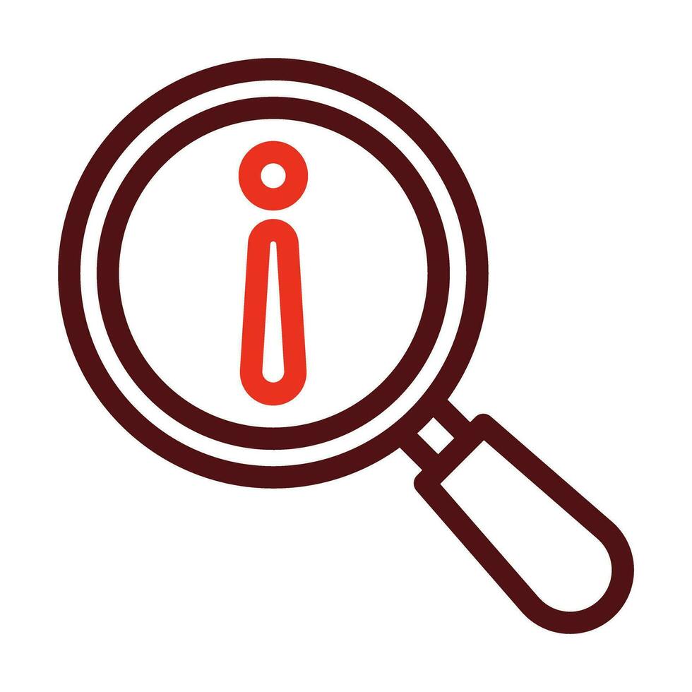 Information Vector Thick Line Two Color Icons For Personal And ...