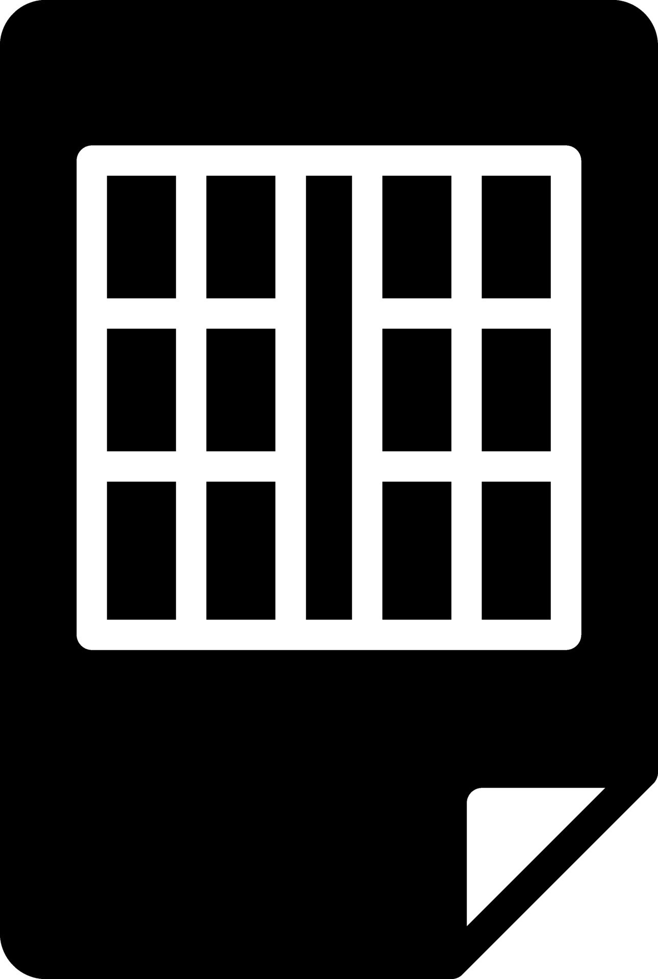 solid icon for sheets 32411198 Vector Art at Vecteezy