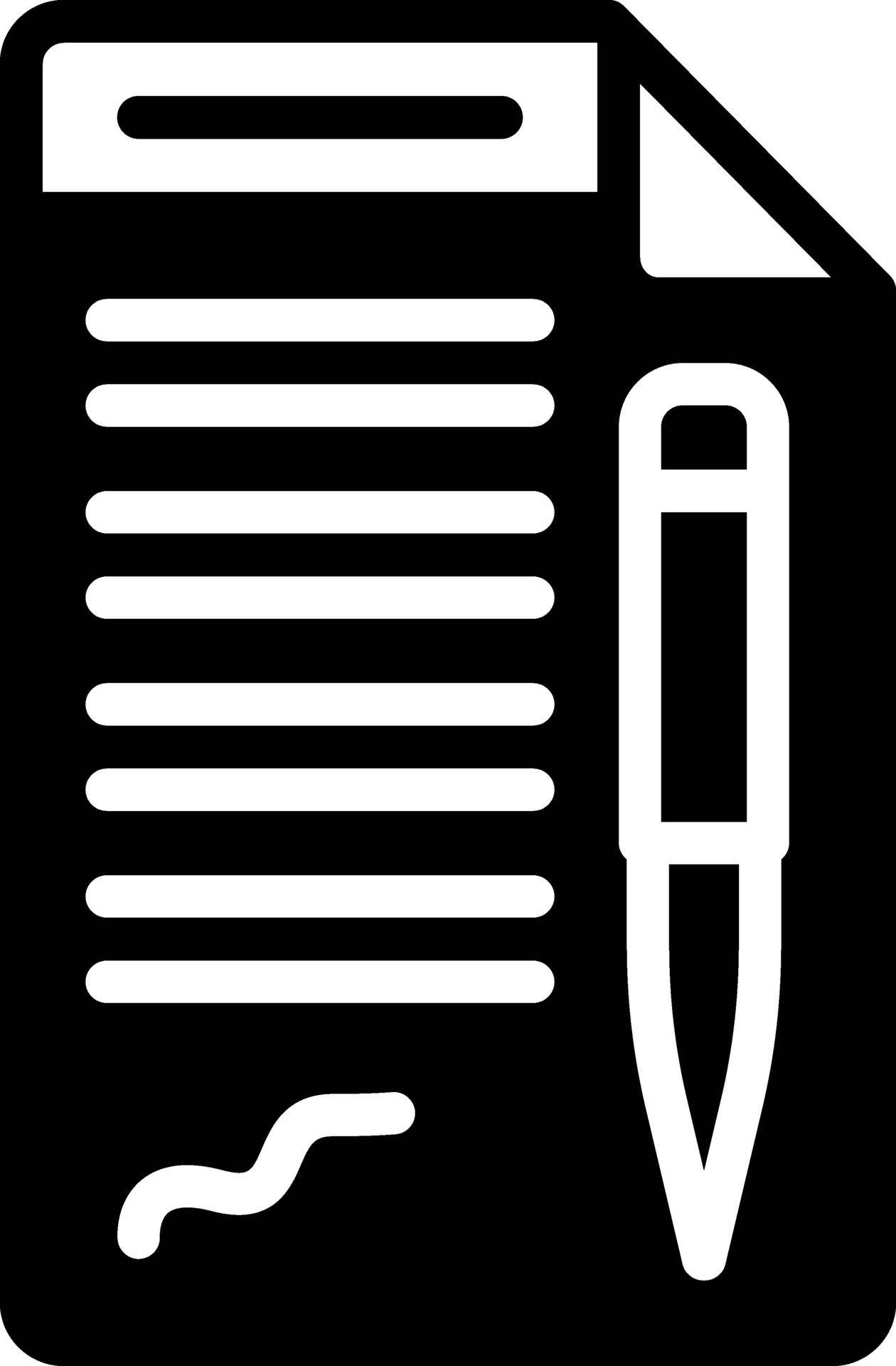 solid icon for consent 32411398 Vector Art at Vecteezy