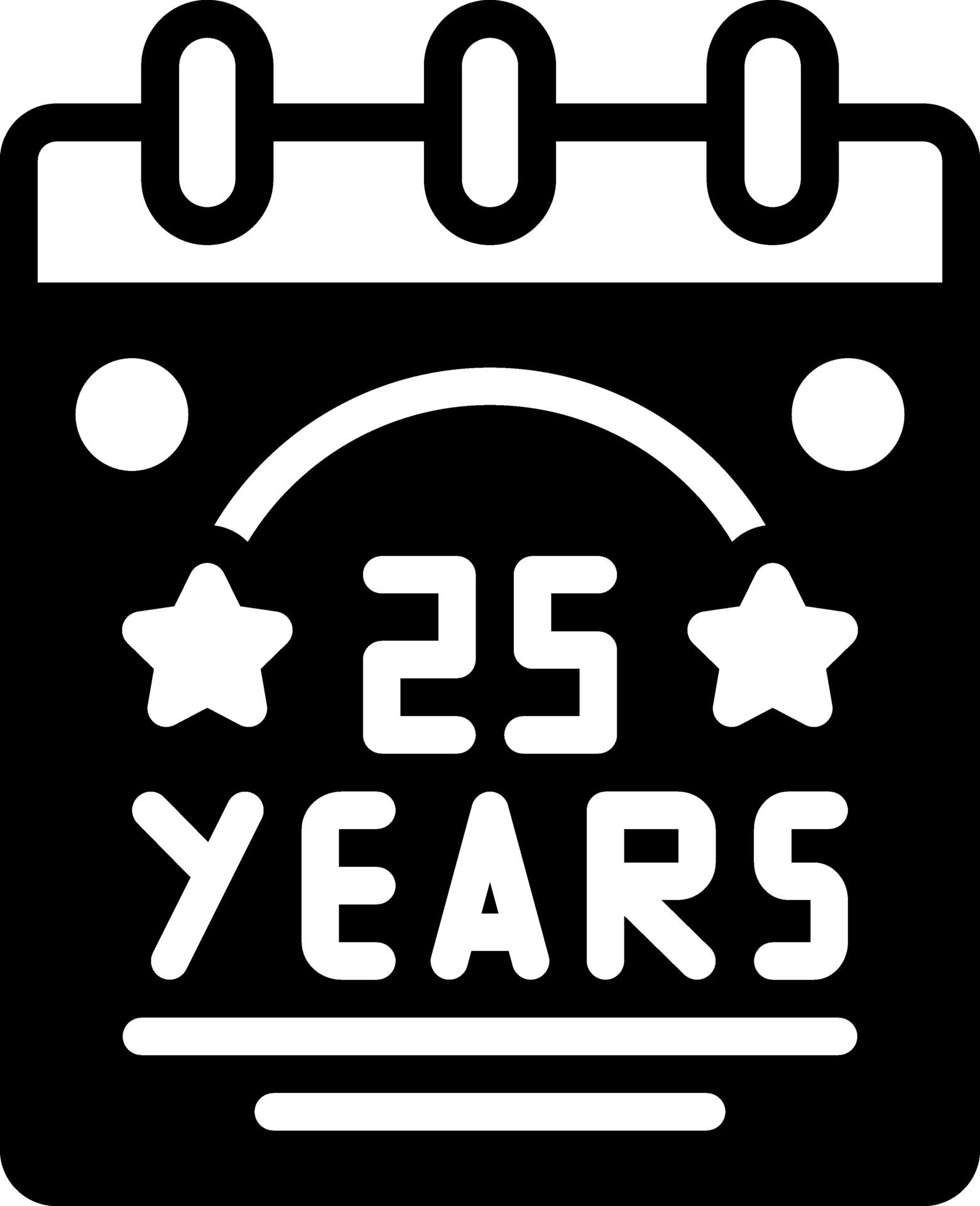 sólido icono para años 32411459 Vector en Vecteezy