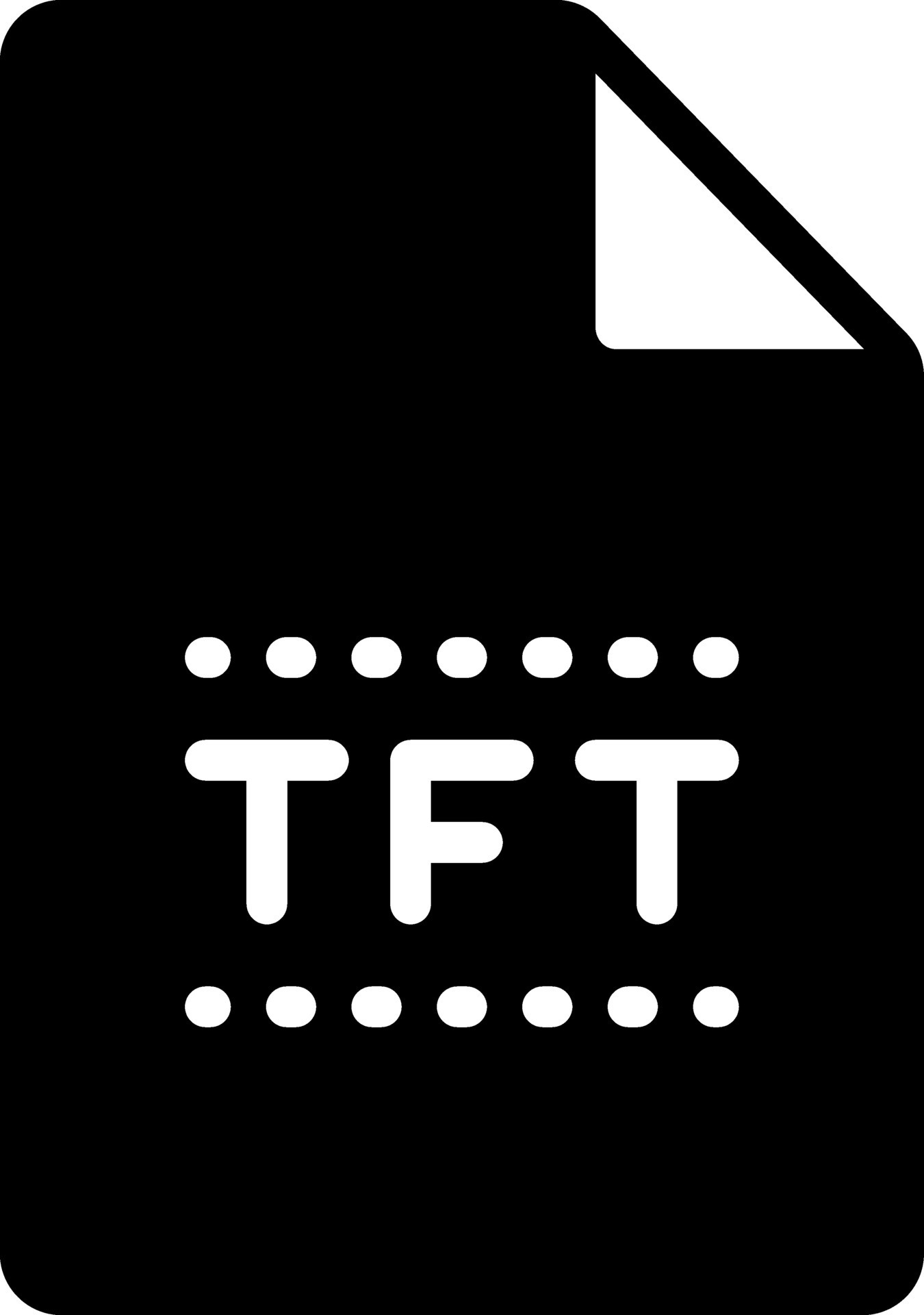 solid icon for tft 32411503 Vector Art at Vecteezy