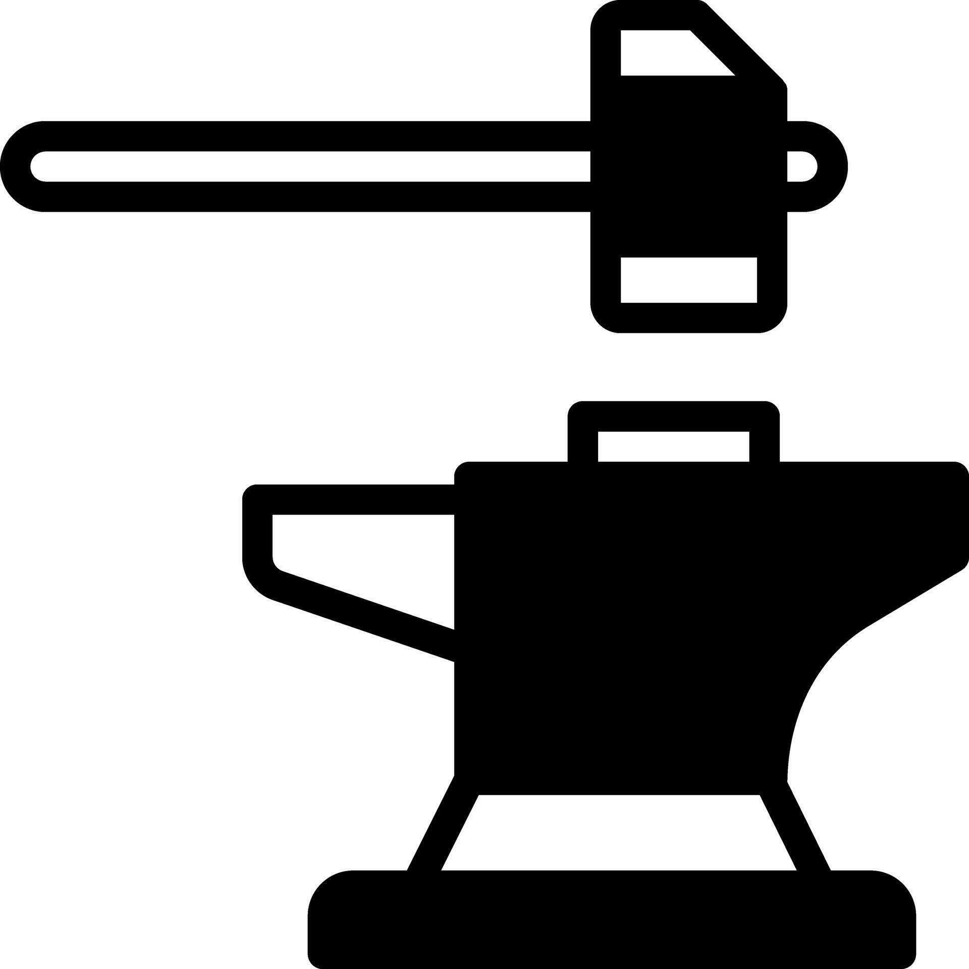 solid icon for forge 32411614 Vector Art at Vecteezy