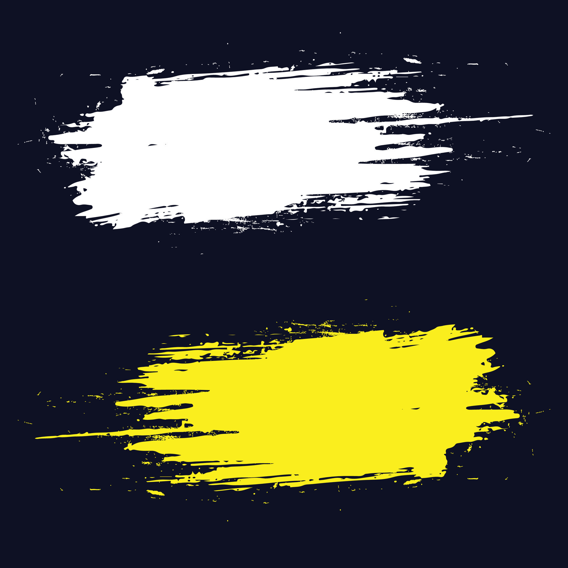 Hand drawn set of vector grunge brushstroke 32412244 Vector Art at Vecteezy