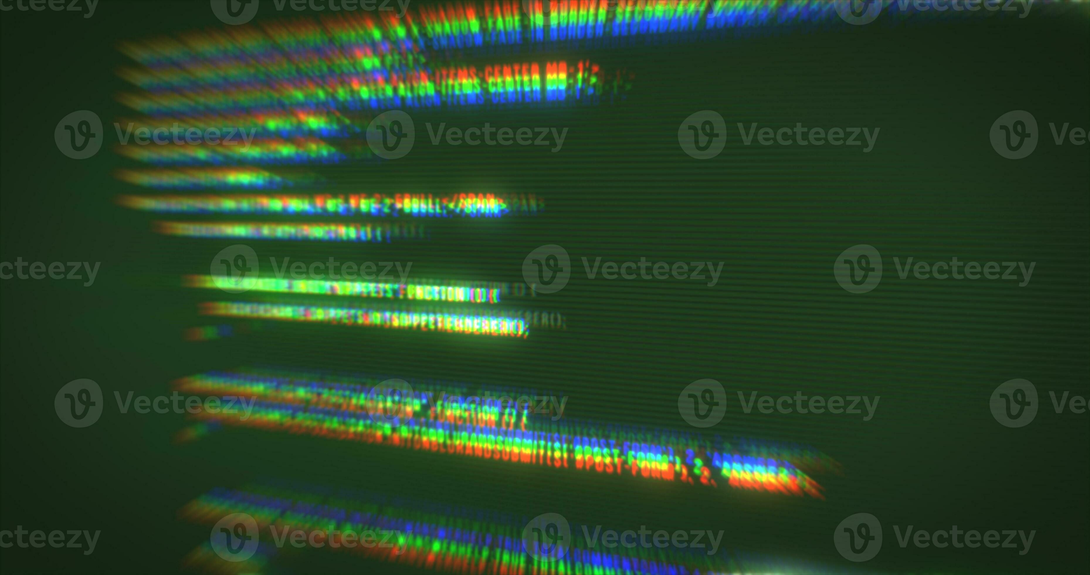 Typing A Digital Code By A Programmer In A Programming Language Luminous Letters And Numbers