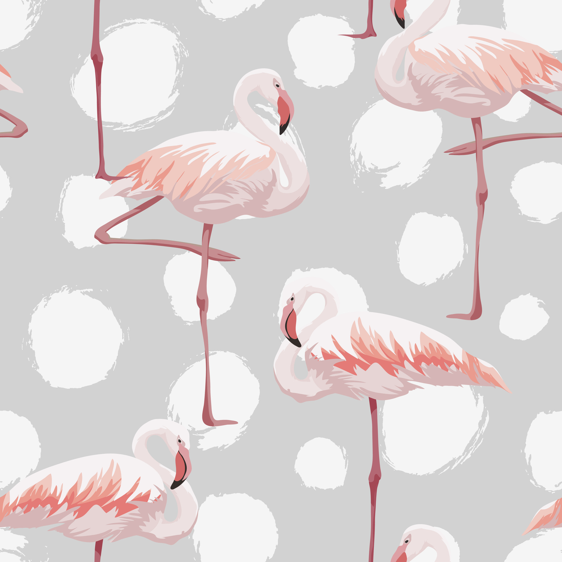 Pink flamingo seamless pattern 32416476 Vector Art at Vecteezy