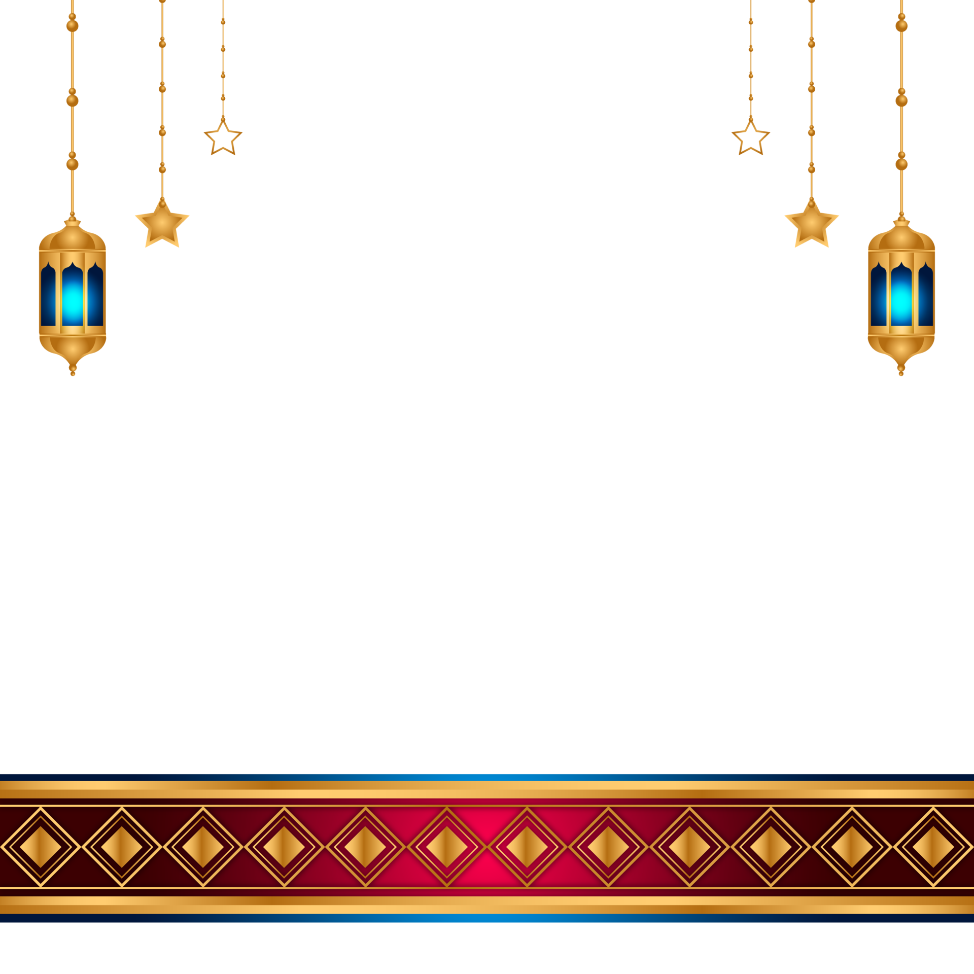Golden islamic frame with lantern ramadan kareem arabic border flyer ... Golden islamic frame with lantern ramadan kareem arabic border flyer ...