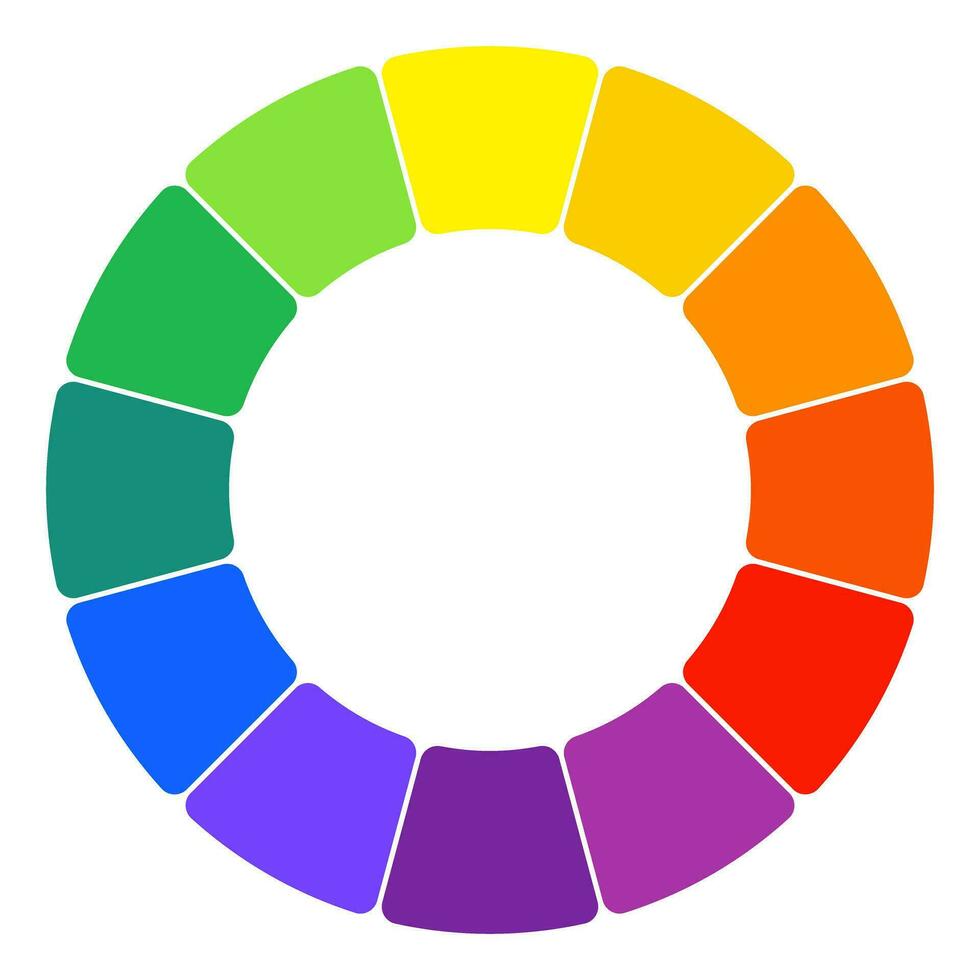 Color wheel. Colour spectrum Circle palette. Vector illustration 32420749 Vector Art at Vecteezy