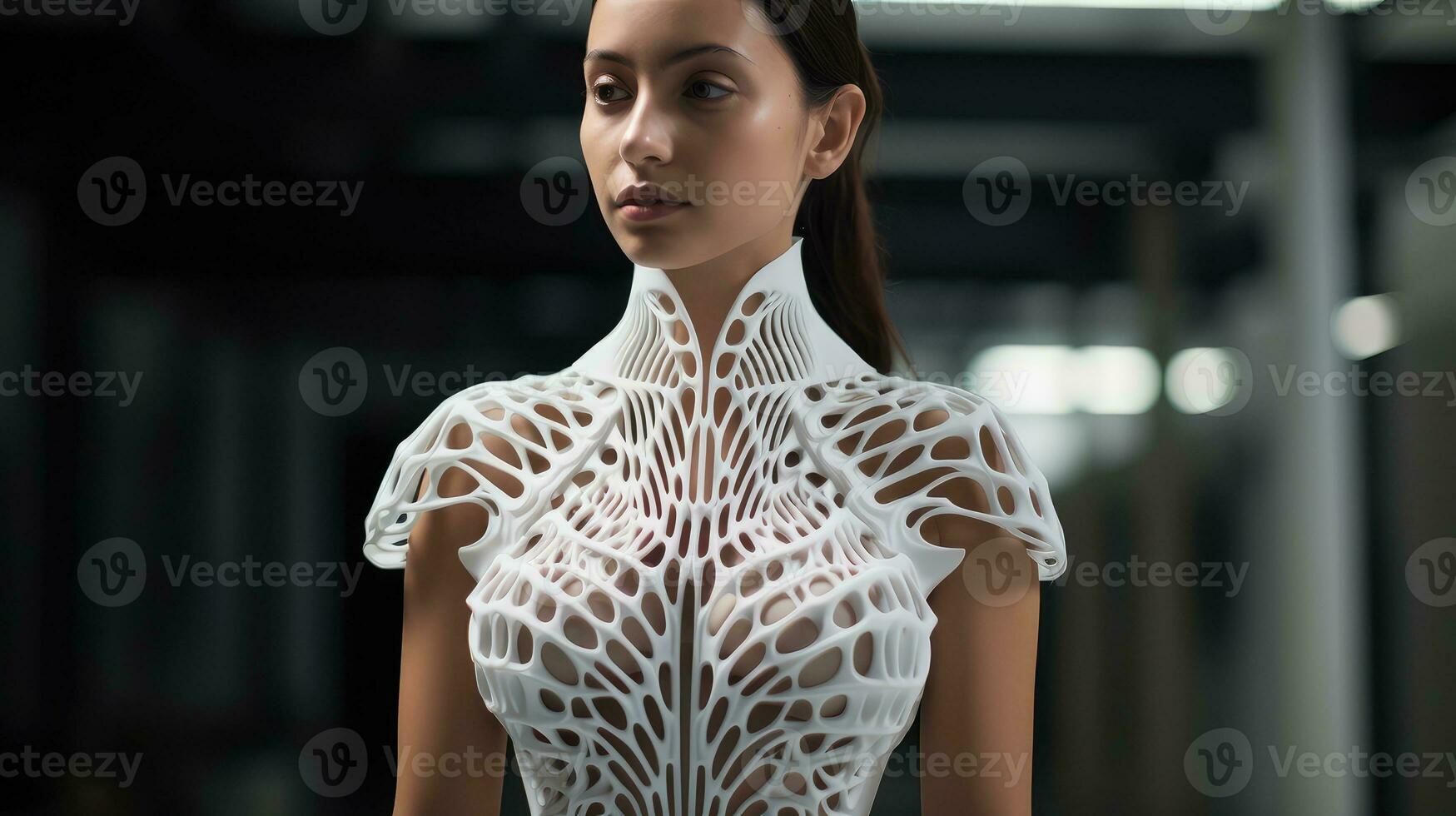 modern 3d printed clothes ai generated 32429233 Stock Photo at Vecteezy