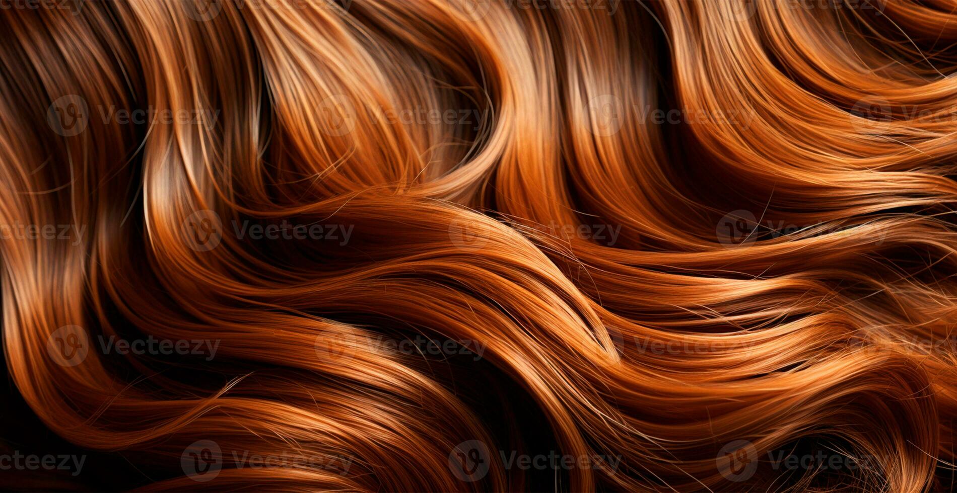 Brown hair close-up as background. Women's long natural dark hair. Wavy ...