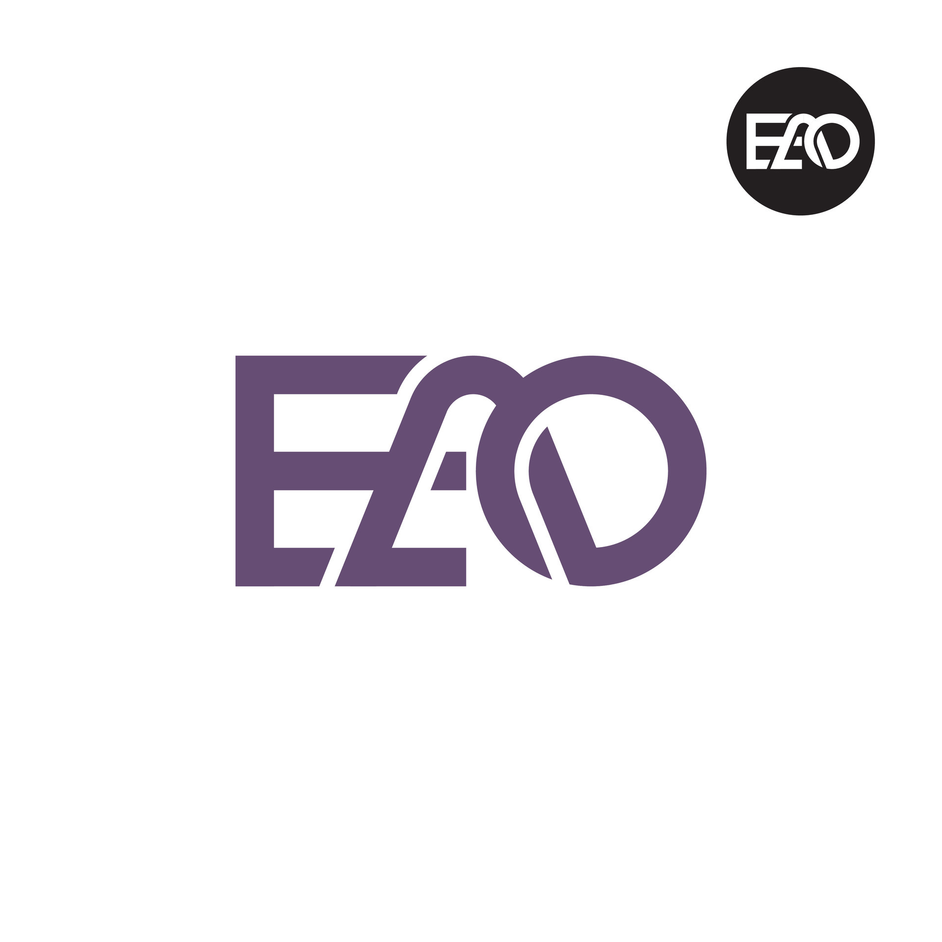 Letter EAO Monogram Logo Design 32463708 Vector Art at Vecteezy