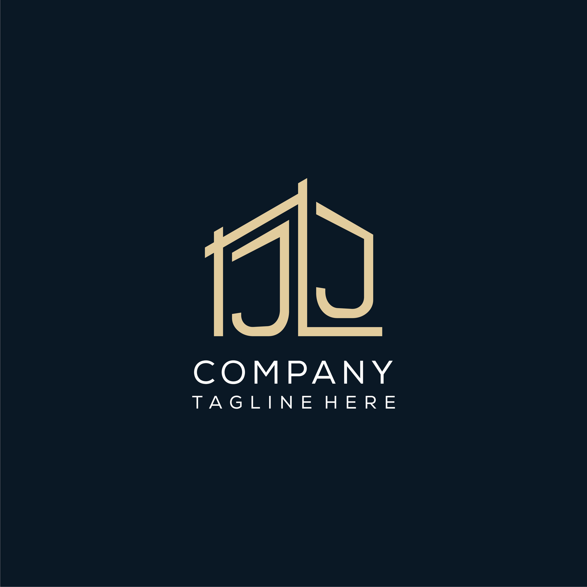 Initial JJ logo, clean and modern architectural and construction logo design 32469168 Vector Art ...