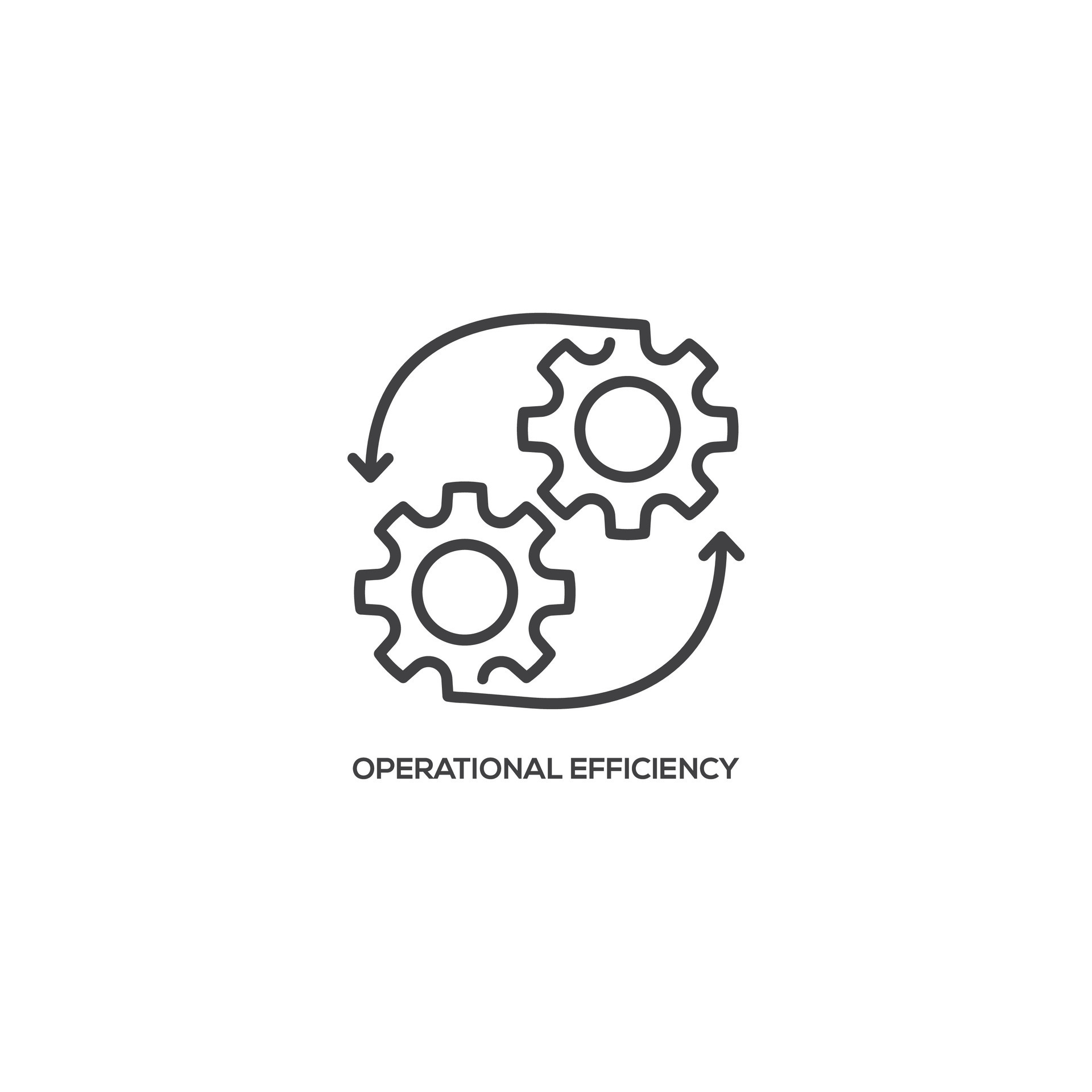 Operational Efficiency icon, business concept. Modern sign, linear ... Operational Efficiency icon, business concept. Modern sign, linear ...