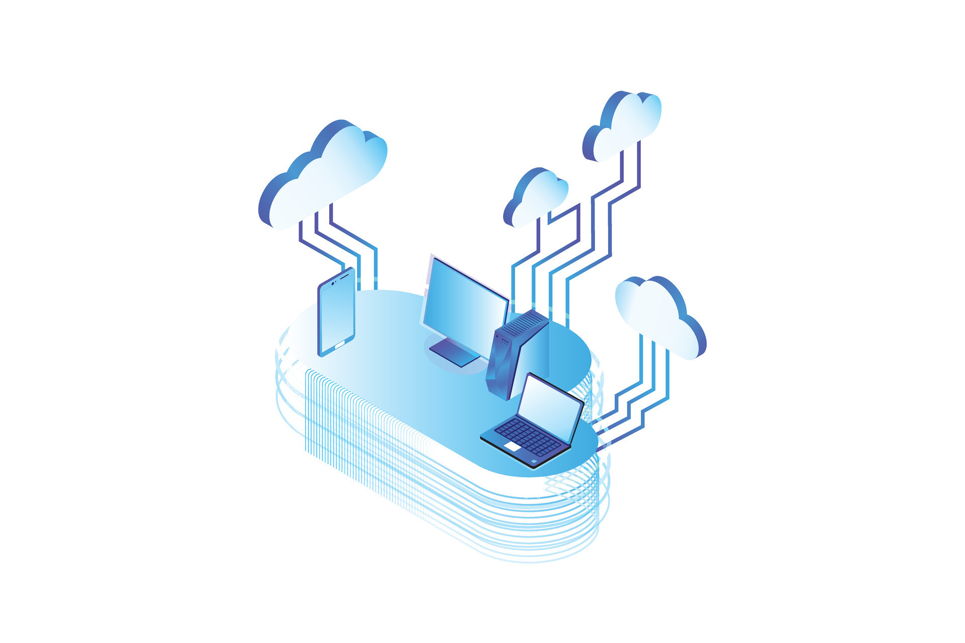 Cloud Storage Isometric 32471096 Vector Art at Vecteezy