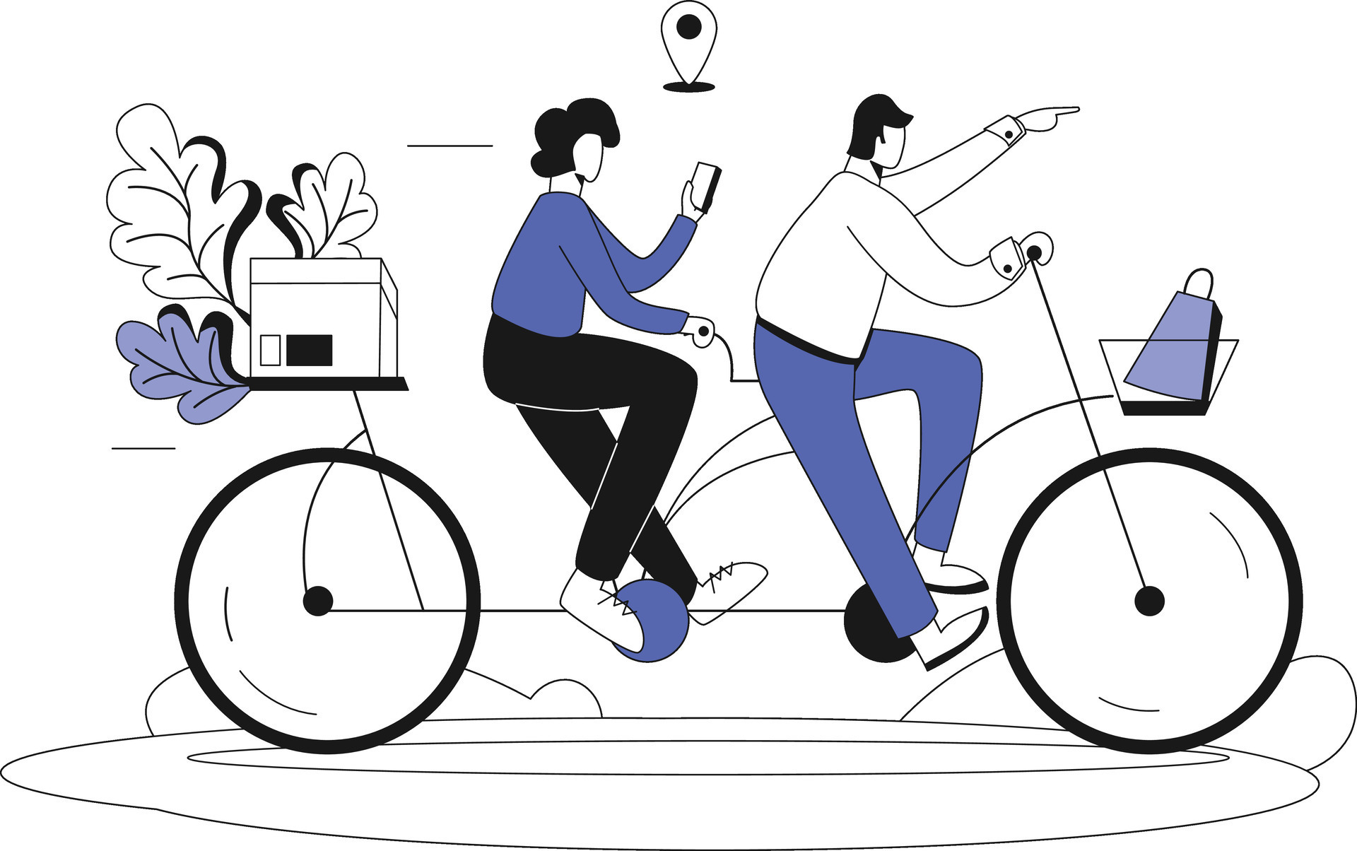 Business companion, Flat vector illustration 32471882 Vector Art at ...