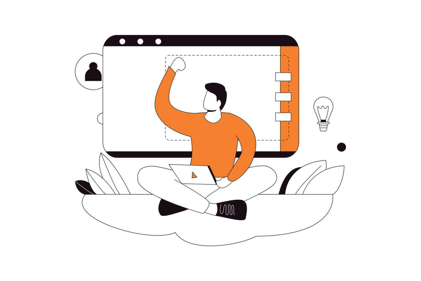 User interface, Business Flat Style Illustration 32471966 Vector Art at ... User interface, Business Flat Style Illustration 32471966 Vector Art at ...
