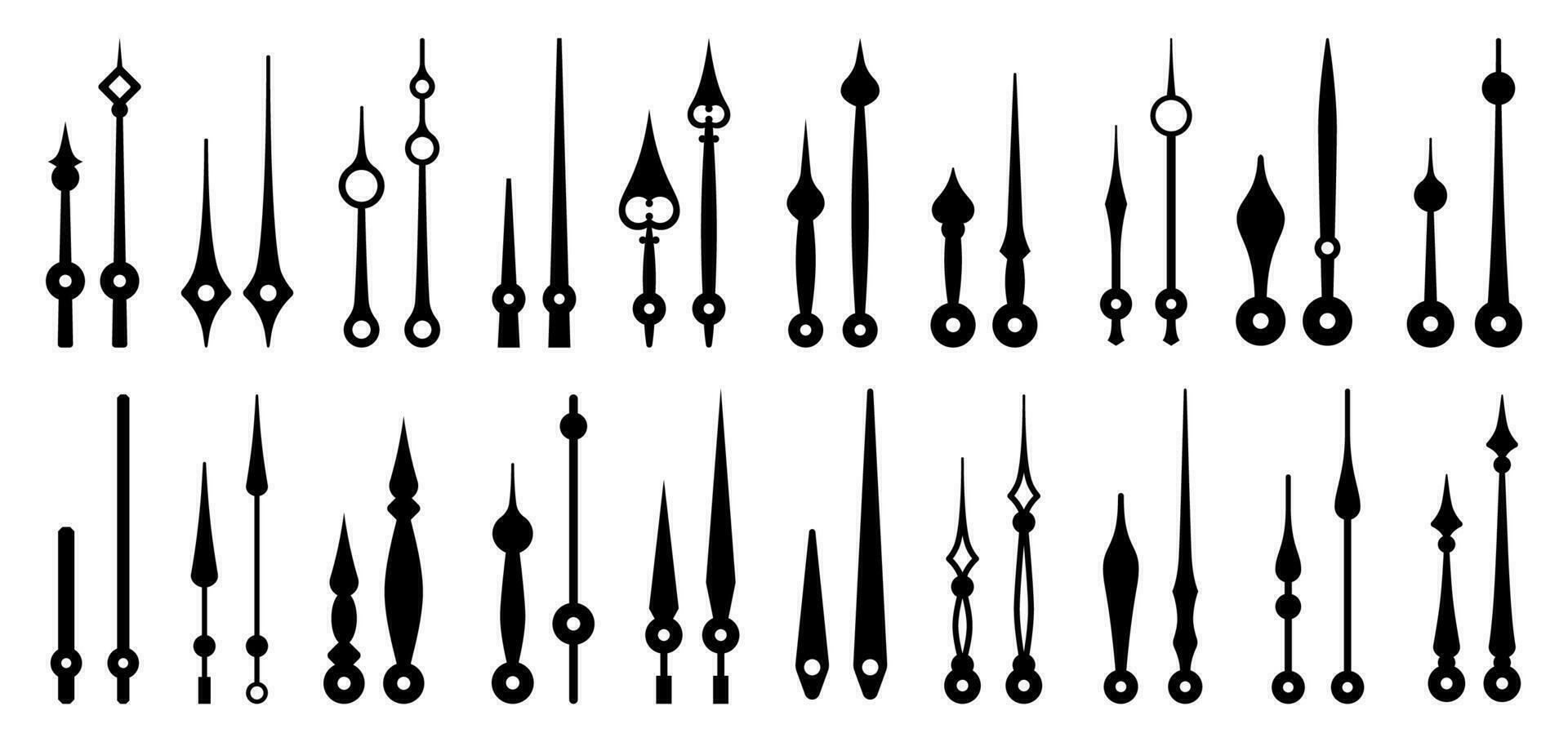Isolated Clock Hands Time Pointers Watch Arrows 32473689 Vector Art At Vecteezy