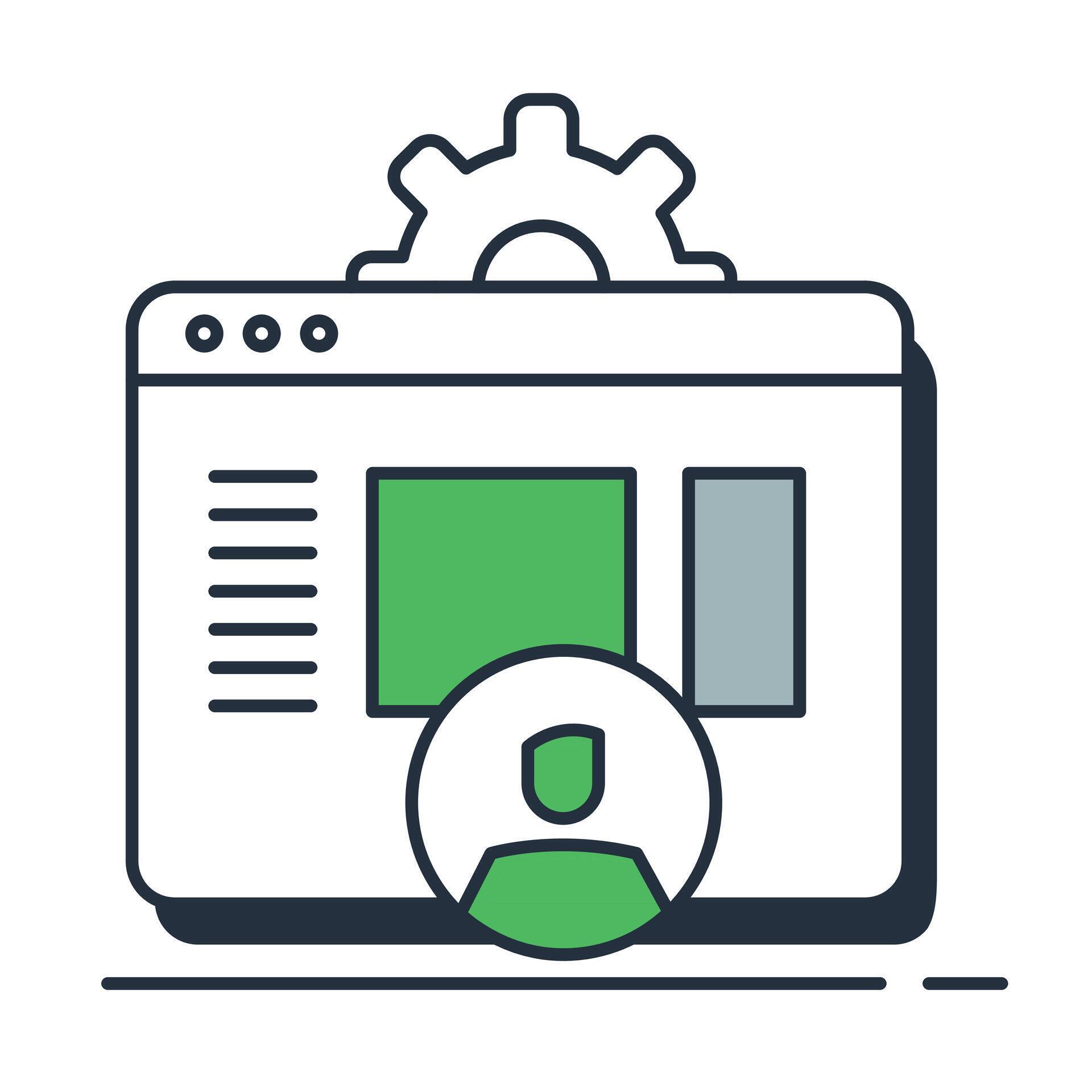 User Account Control Icon User Settingsprofile Configurationpersonalization Optionsaccount