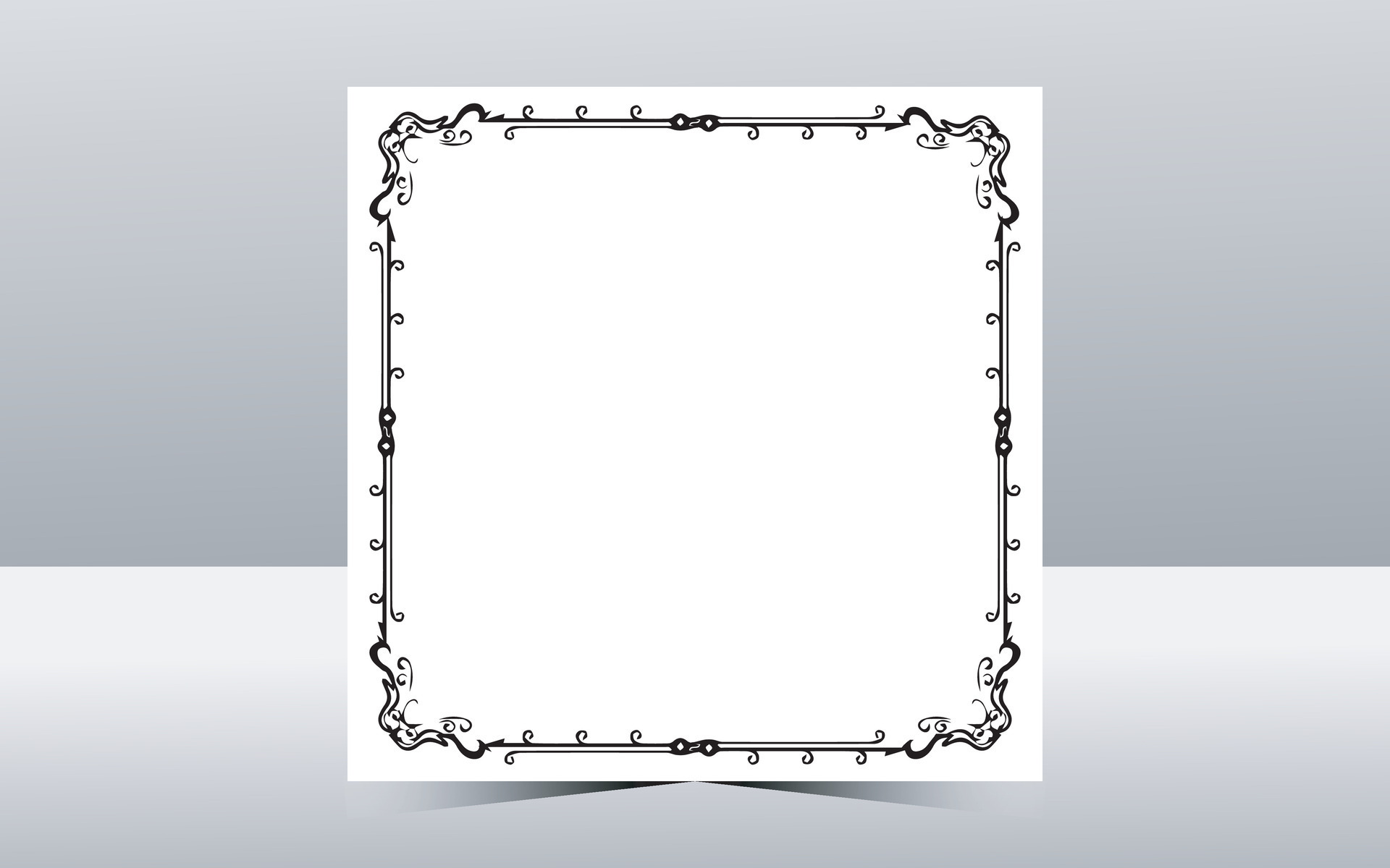 vector decorative page border design 32476396 Vector Art at Vecteezy