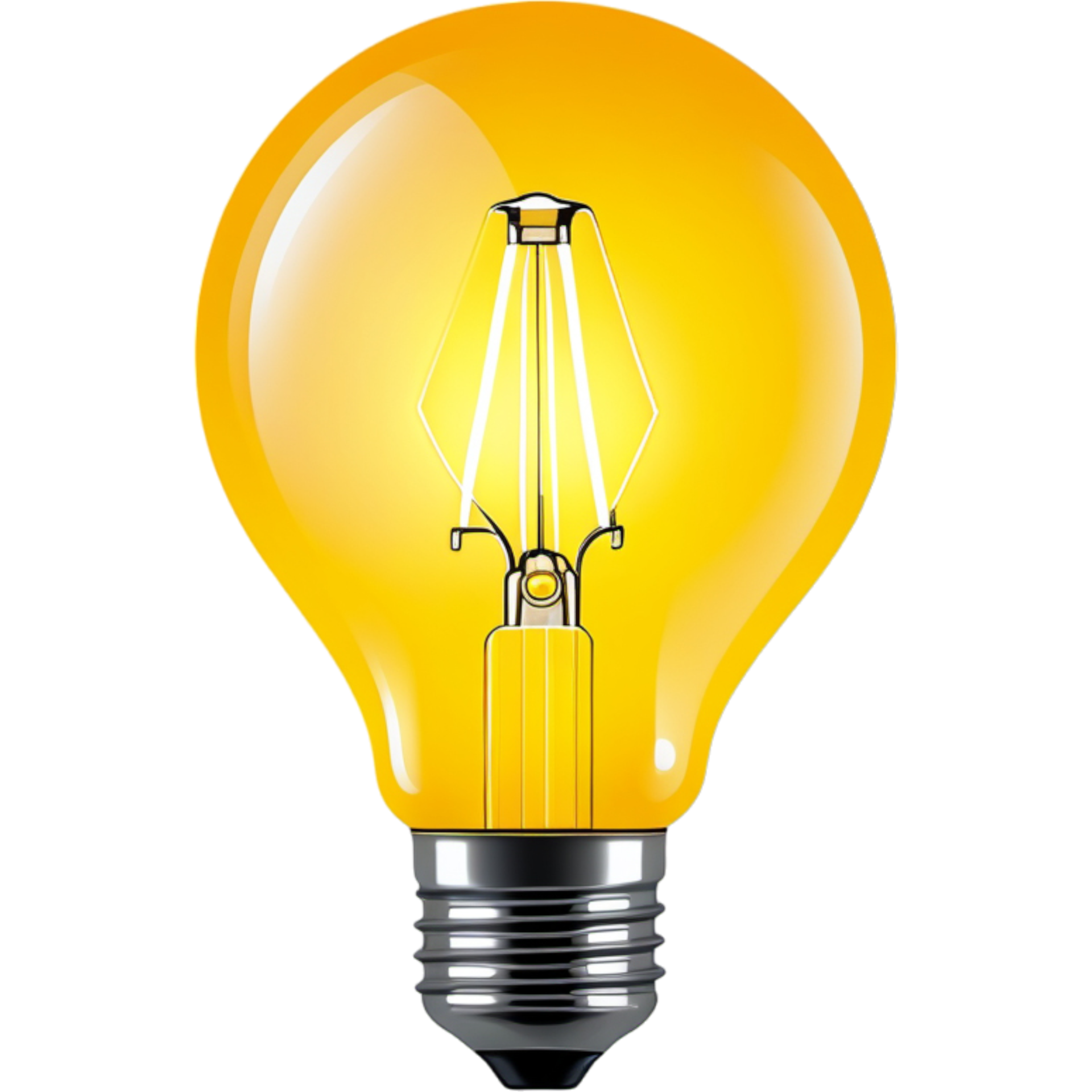 Yellow Light Bulb AI Generative 32477256 PNG yellow-light-bulb-ai-generative-32477256-png